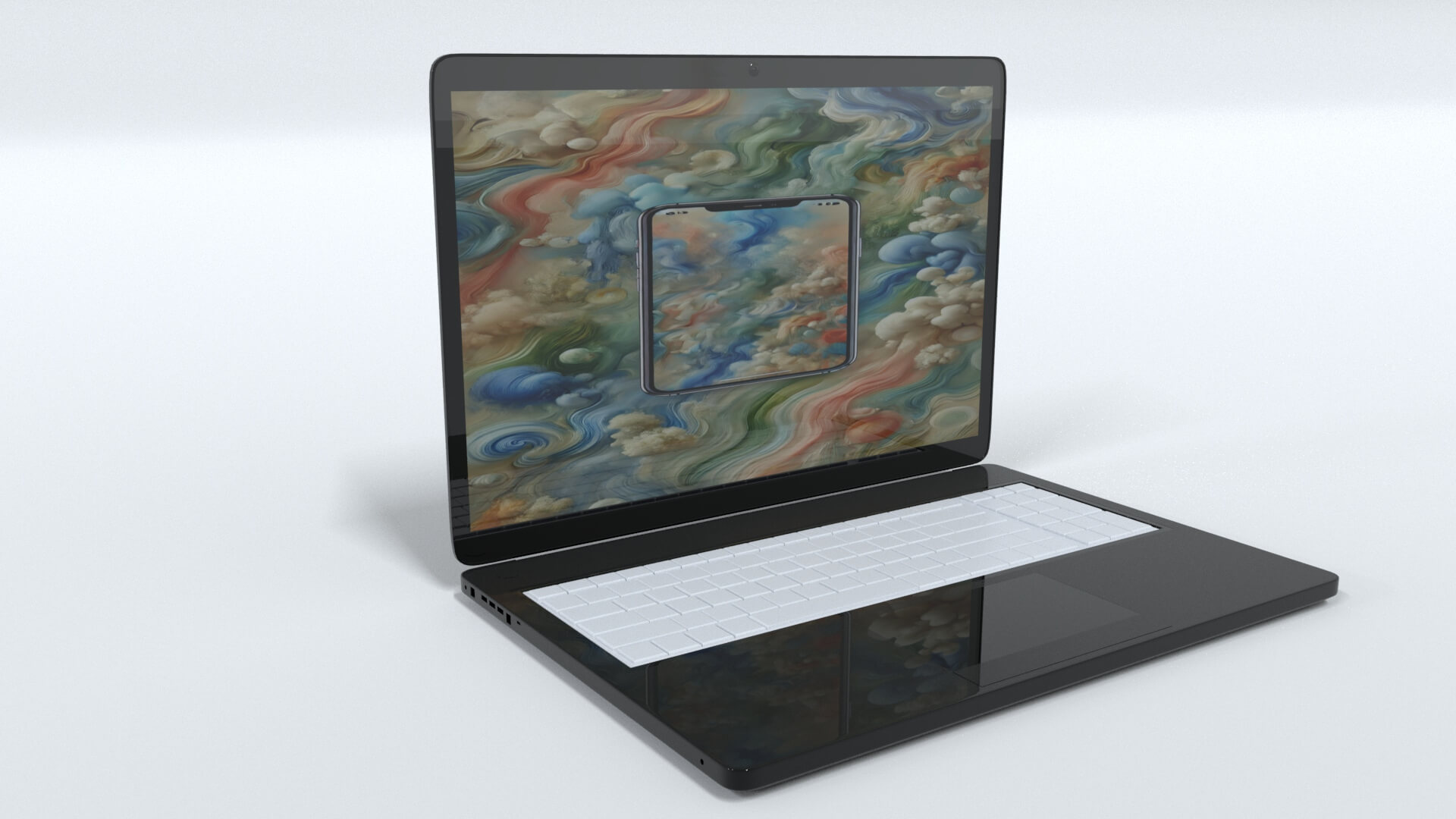laos Laptop Concept - 3D Model by LAOMUSIC ARTS