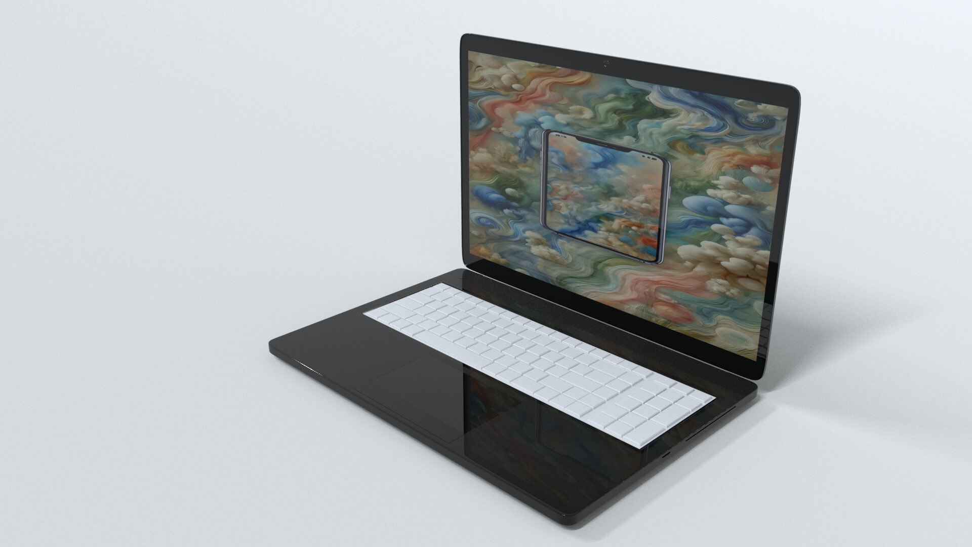 laos Laptop Concept - 3D Model by LAOMUSIC ARTS