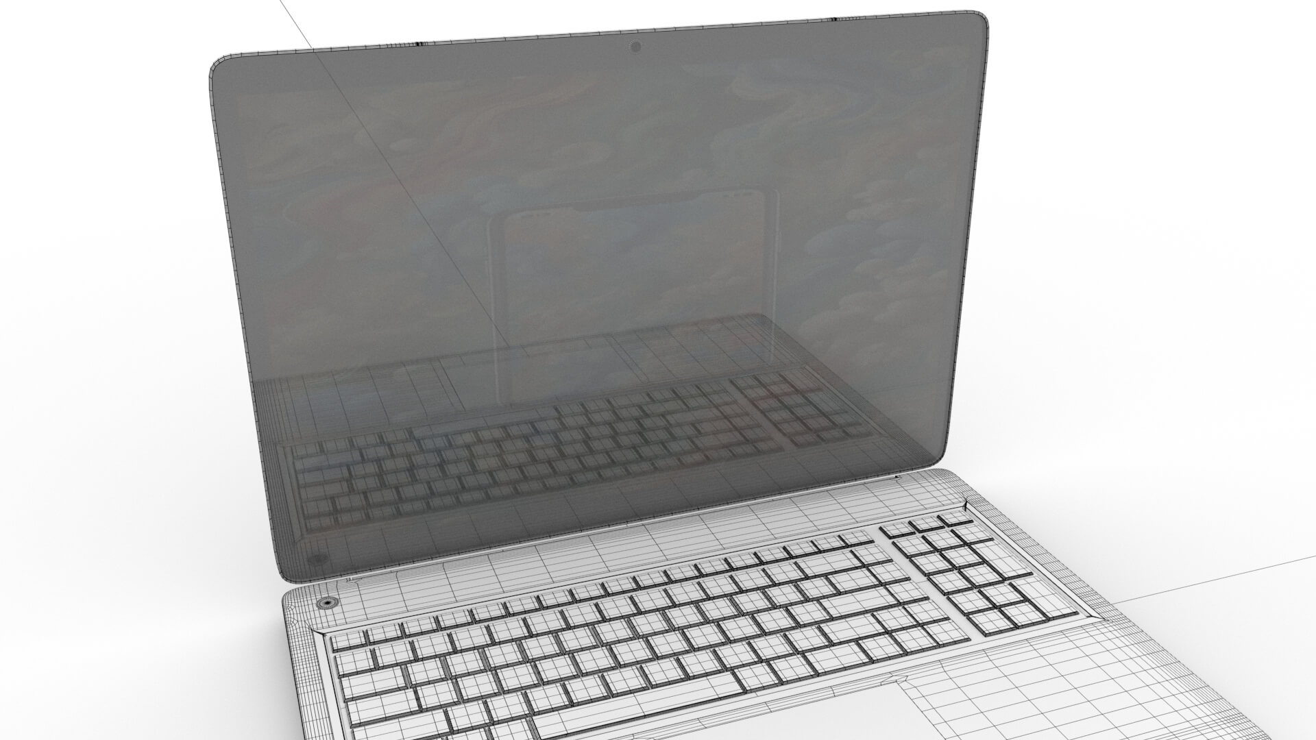 laos Laptop Concept - 3D Model by LAOMUSIC ARTS