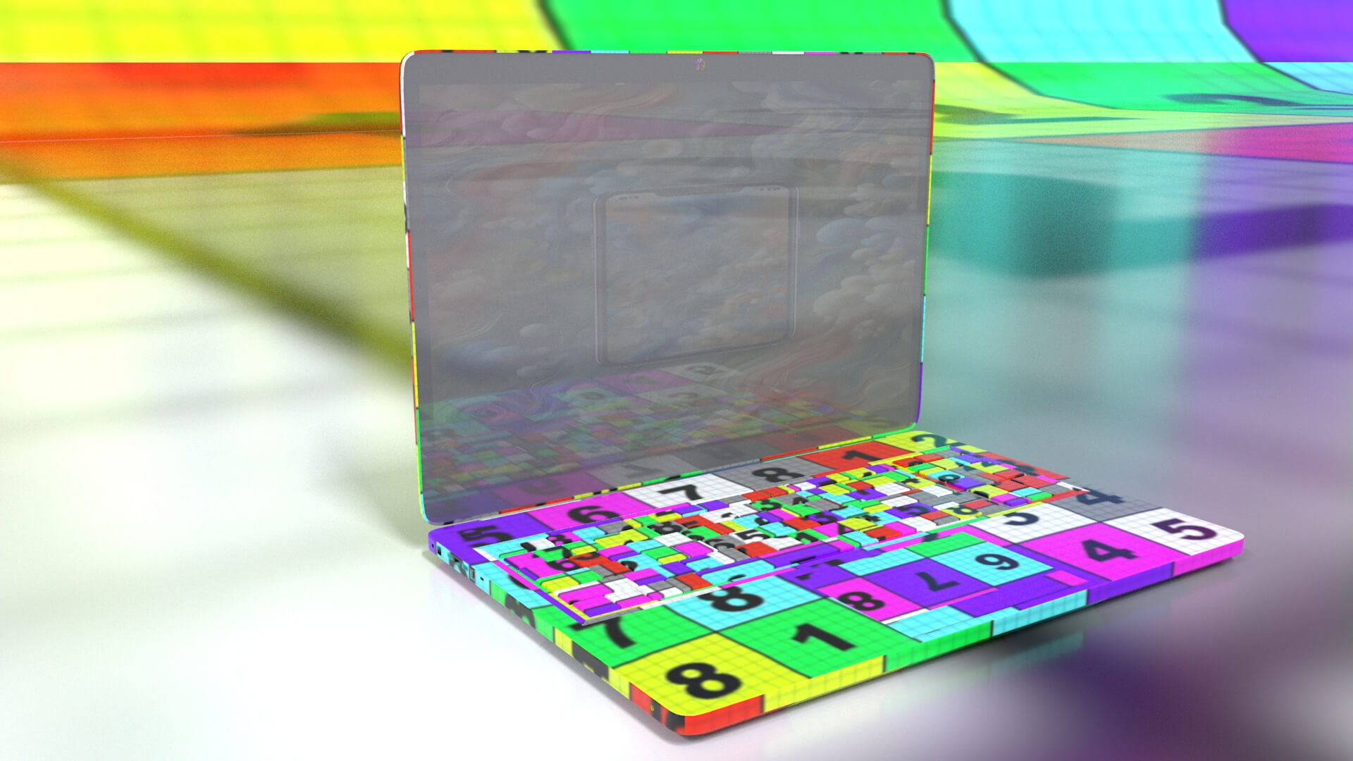 laos Laptop Concept - 3D Model by LAOMUSIC ARTS