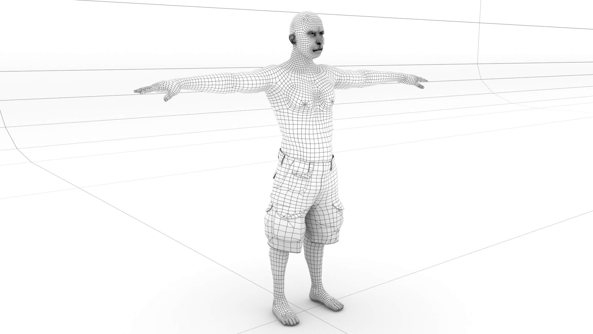 laos Male Zombie - 3D Model by LAOMUSIC ARTS