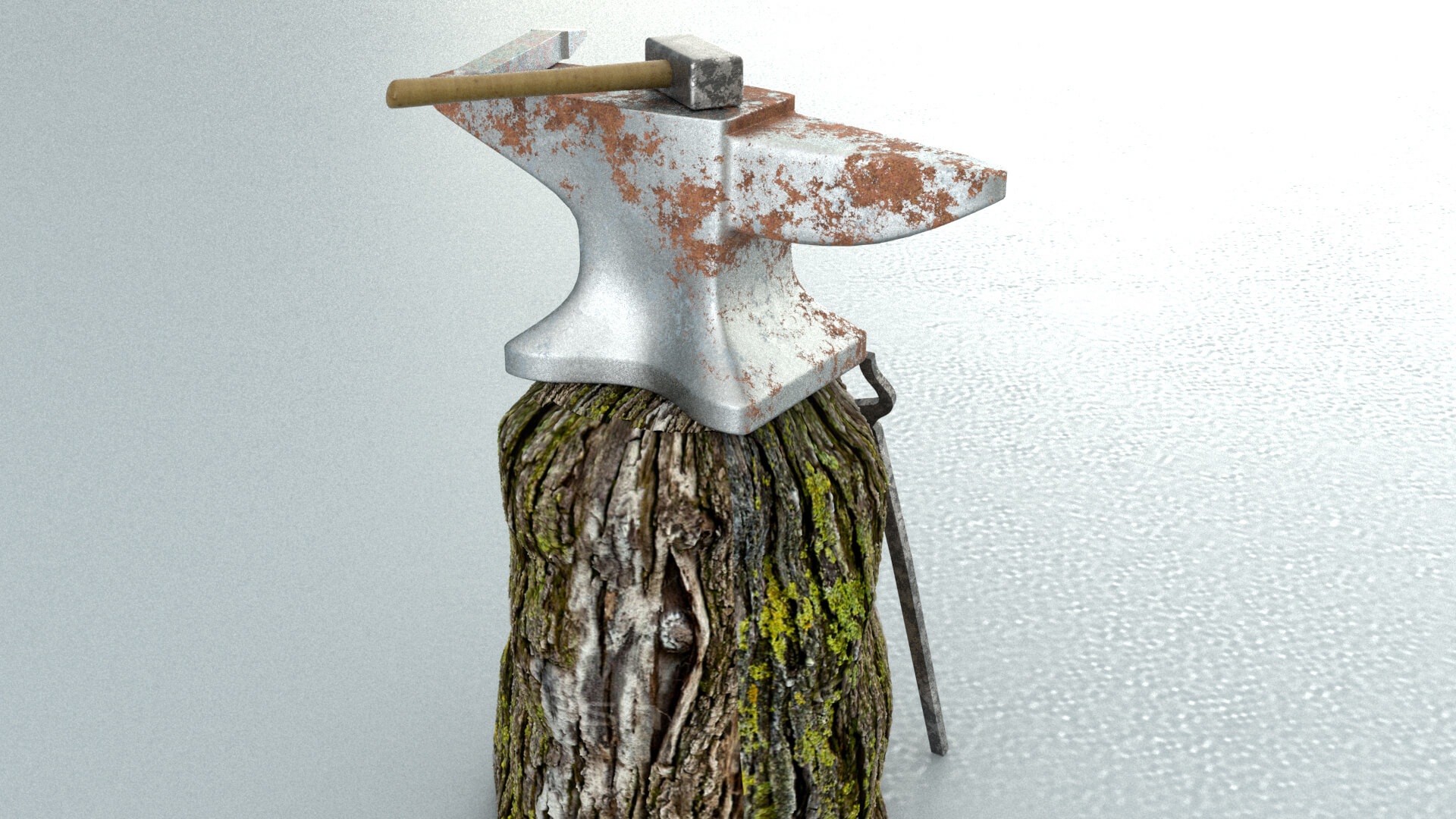 laos Old Anvil - 3D Model by LAOMUSIC ARTS