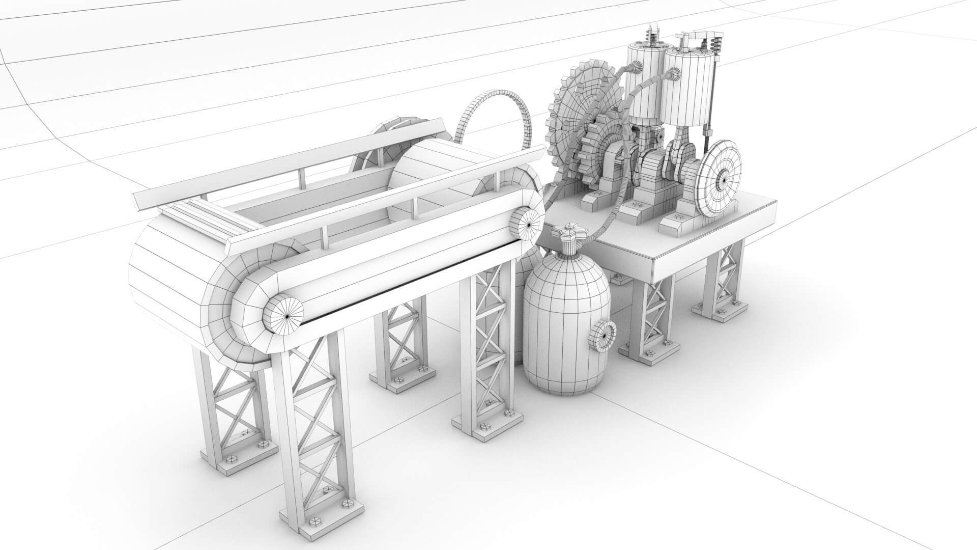 laos Rigging Mechanical - 3D Model by LAOMUSIC ARTS