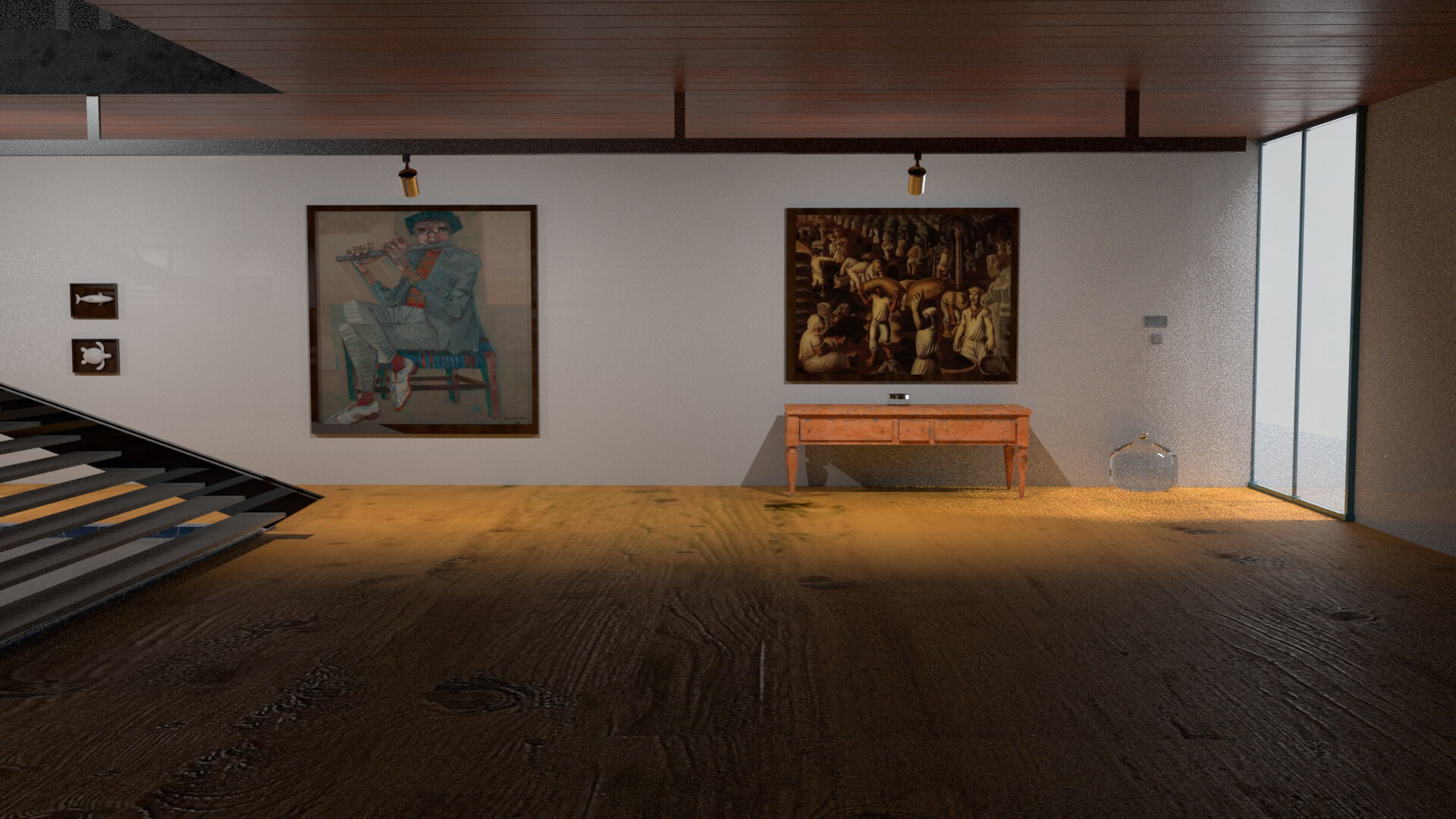 laos RJ interior - 3D Model by LAOMUSIC ARTS