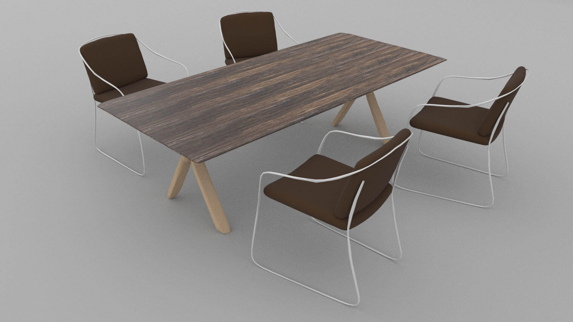 Laos Rustic Table - 3D Model by LAOMUSIC ARTS