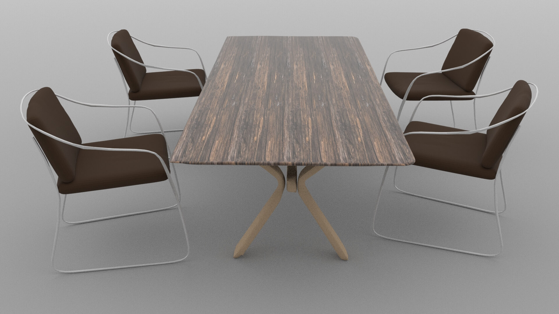 Laos Rustic Table - 3D Model by LAOMUSIC ARTS