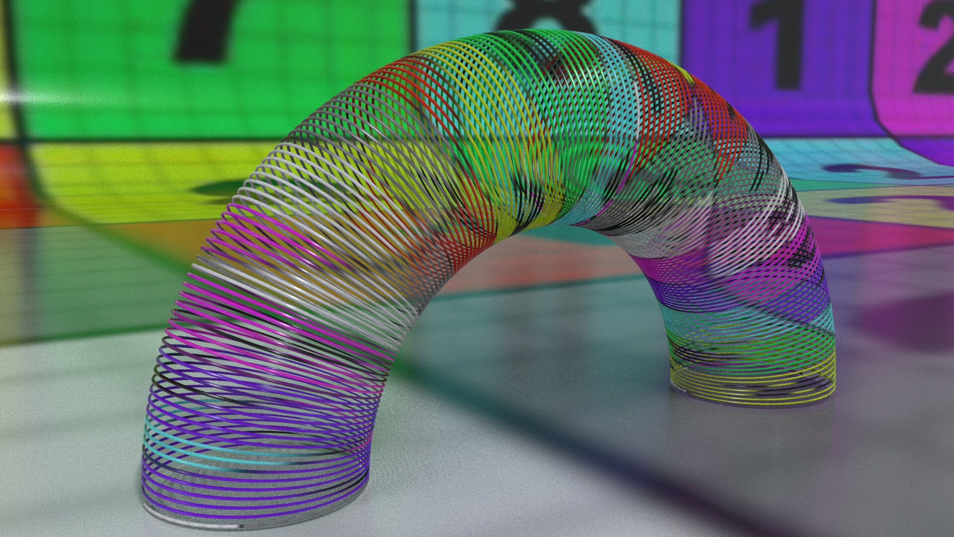 laos Slinky Spring Toy - 3D Model by LAOMUSIC ARTS