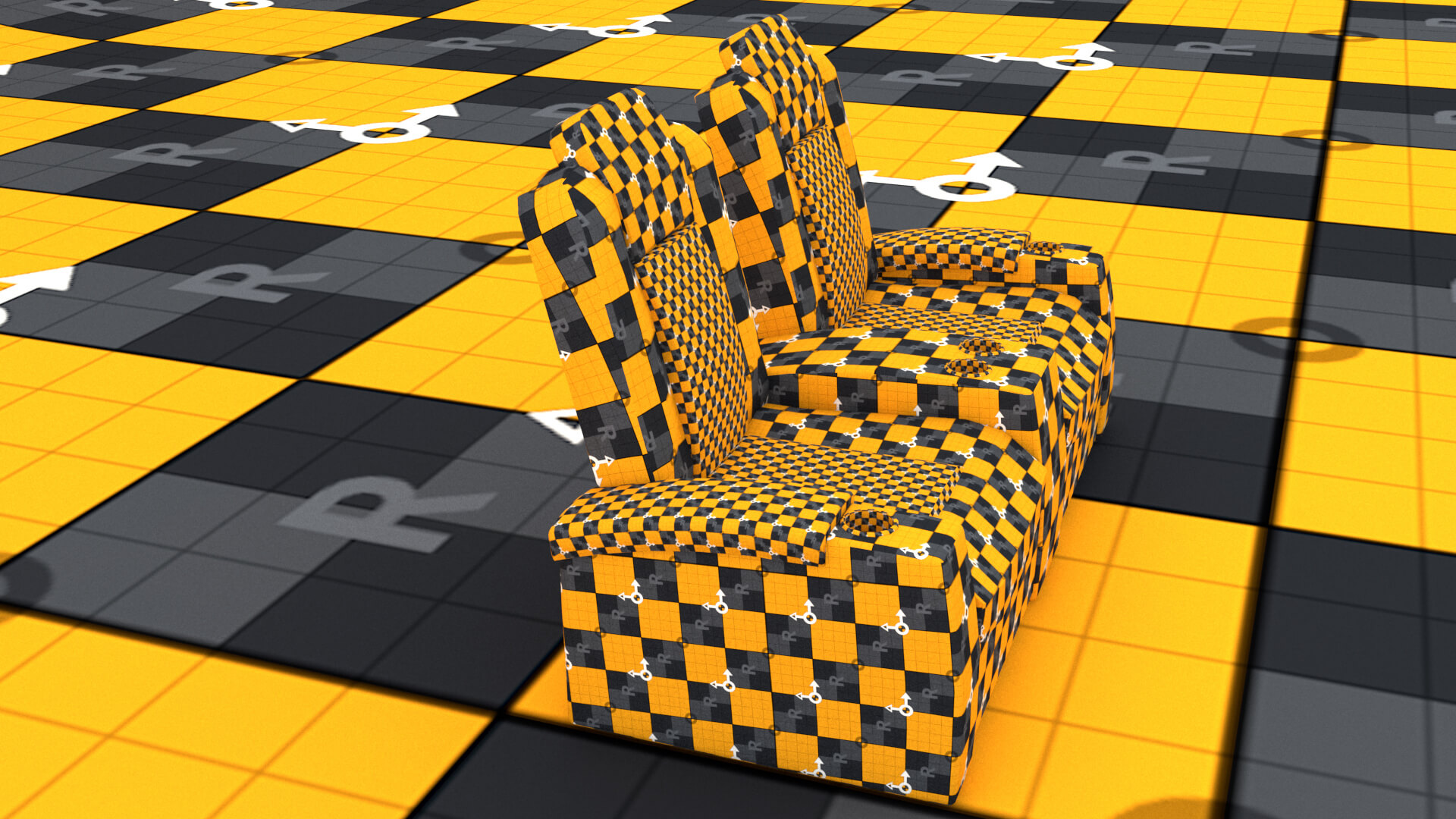 Laos Stalls/Cinema/Theater Chairs - 3D Model by LAOMUSIC ARTS