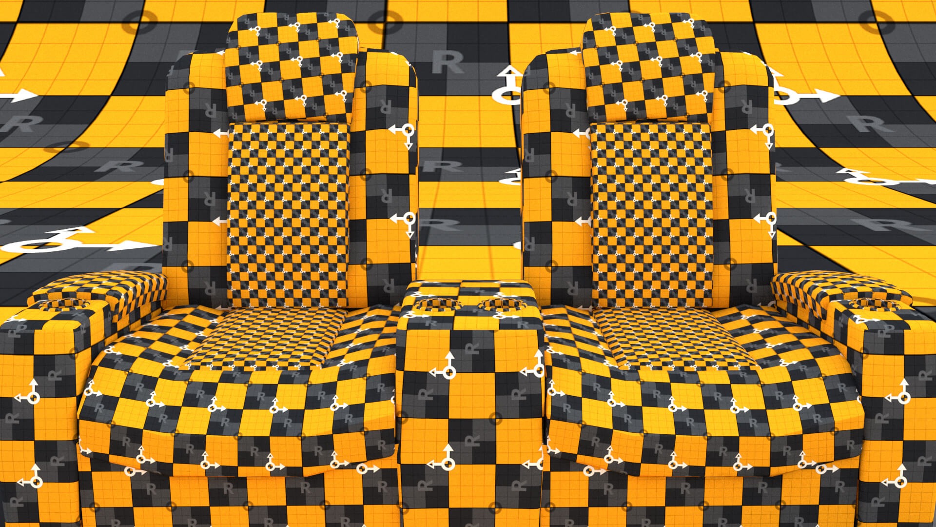 Laos Stalls/Cinema/Theater Chairs - 3D Model by LAOMUSIC ARTS