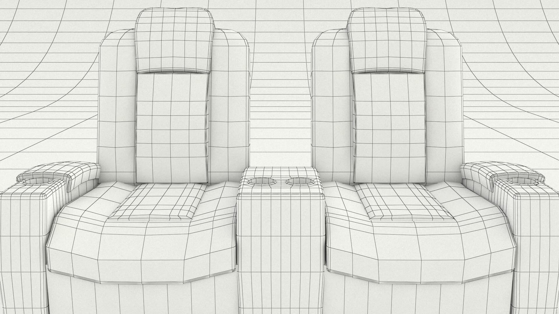 Laos Stalls/Cinema/Theater Chairs - 3D Model by LAOMUSIC ARTS