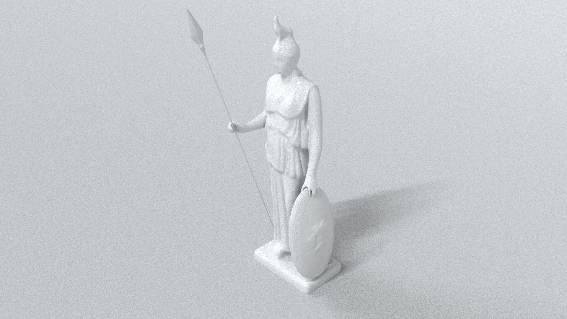 laos Statue Of Athena - 3D Model by LAOMUSIC ARTS
