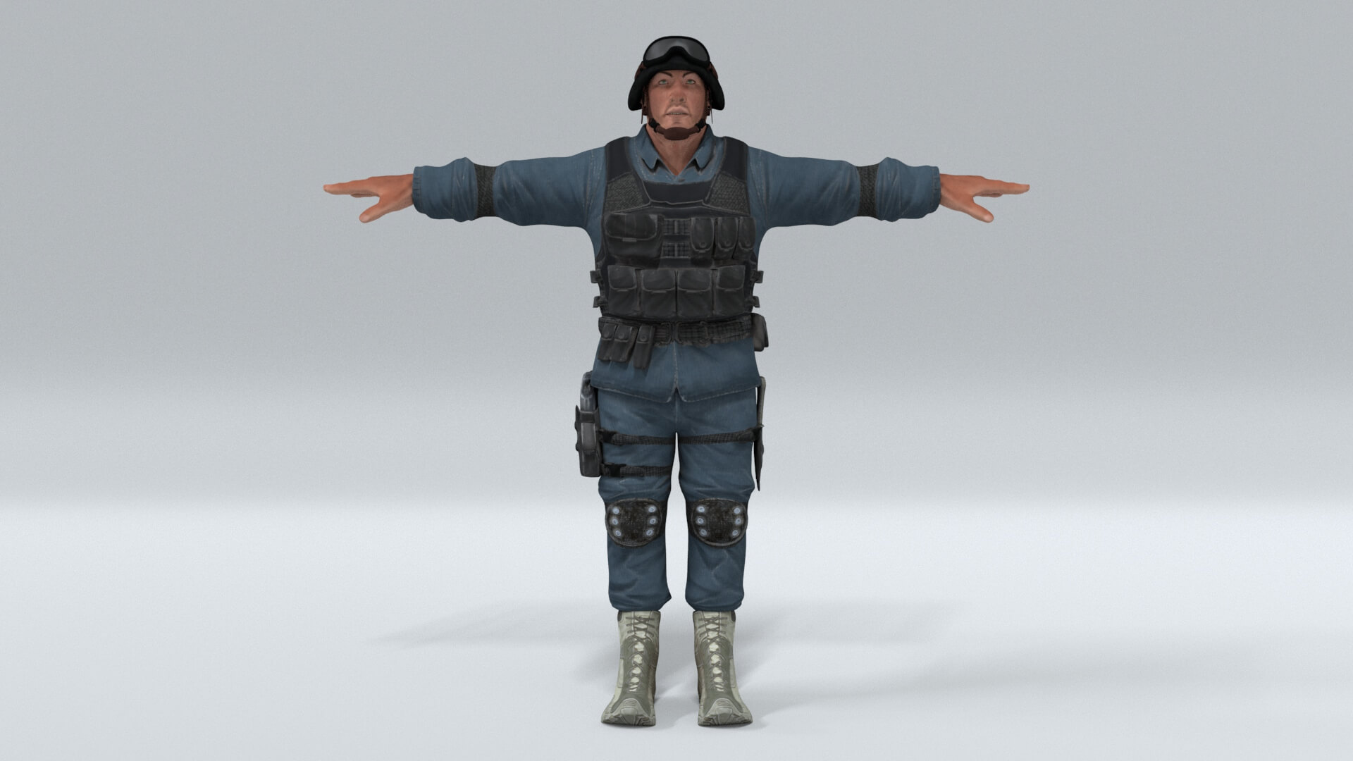 laos SWAT Soldier - 3D Model by LAOMUSIC ARTS