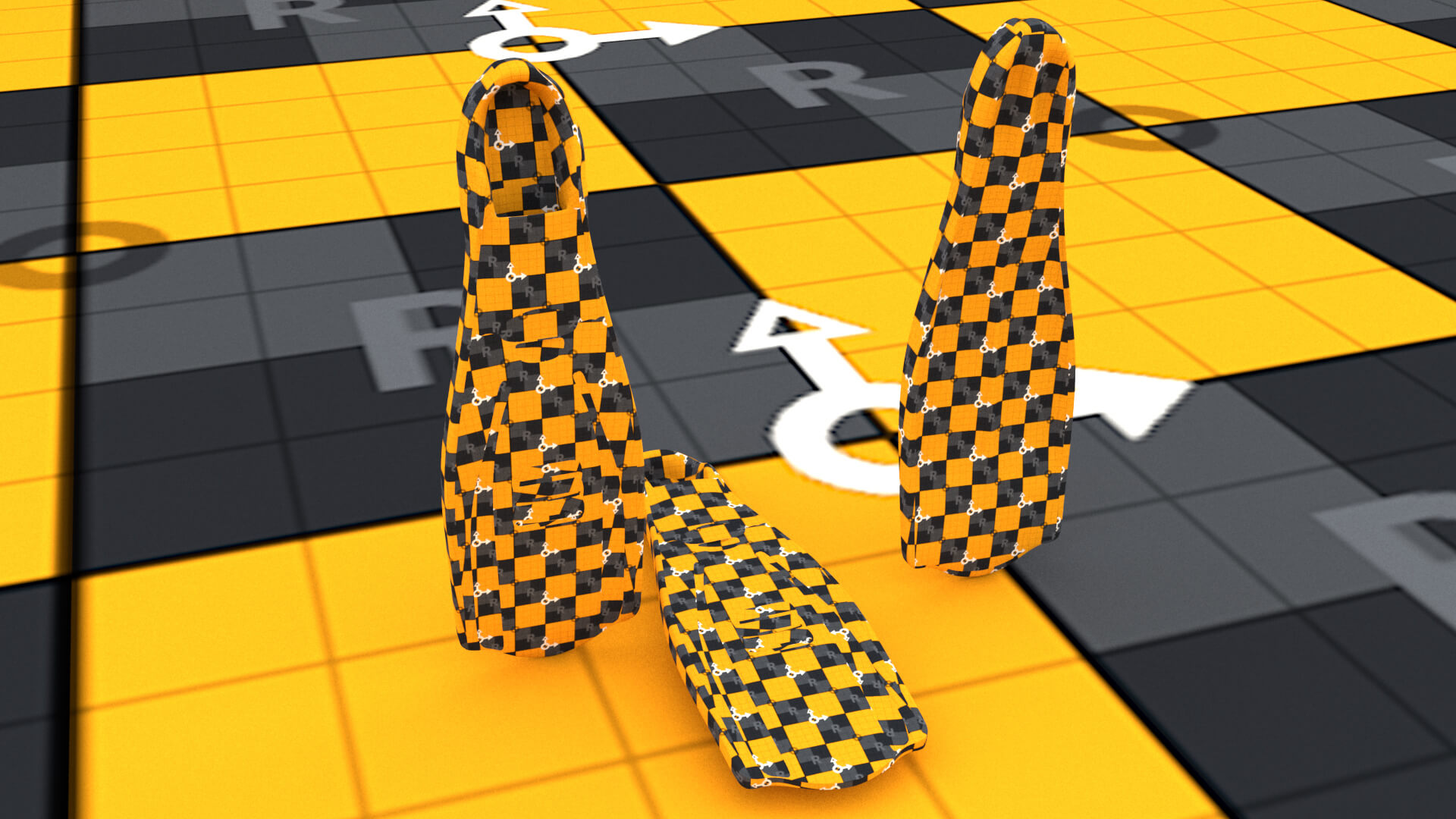 laos Swimming fins - 3D Model by LAOMUSIC ARTS