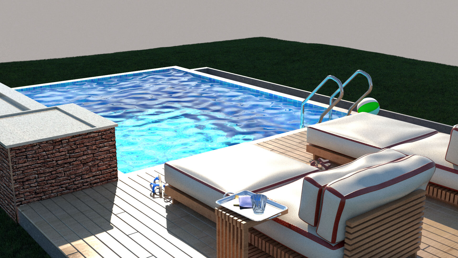 laos Swimming Pool - 3D Model by LAOMUSIC ARTS