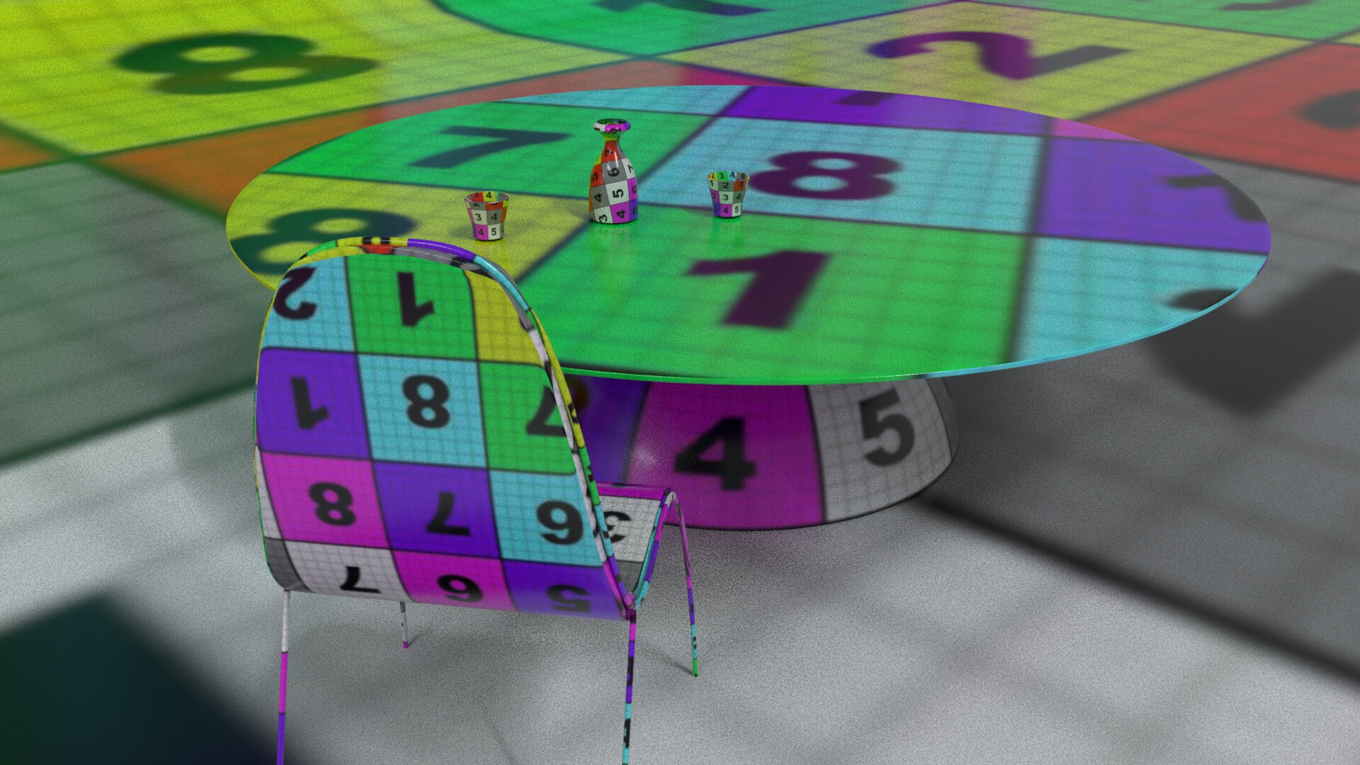 laos Table Concept - 3D Model by LAOMUSIC ARTS