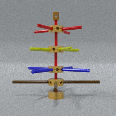 laos Tinker Toy - 3D Model by LAOMUSIC ARTS