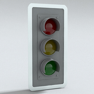 laos Traffic Light - 3D Model by LAOMUSIC ARTS