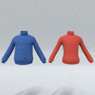 Low Poly Models | Clothing | Sweaters | RenderHub