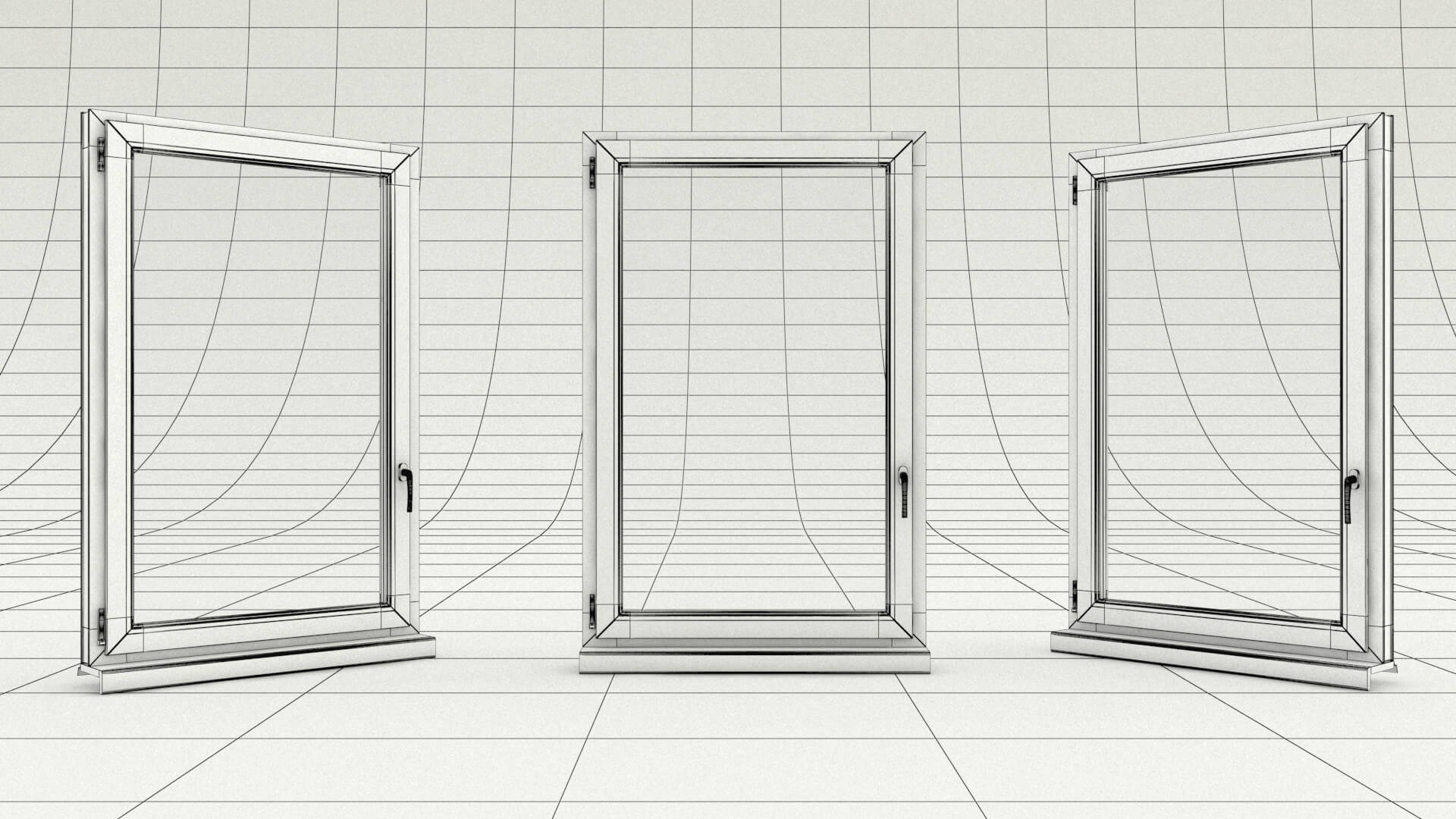 laos uPVC Window - 3D Model by LAOMUSIC ARTS