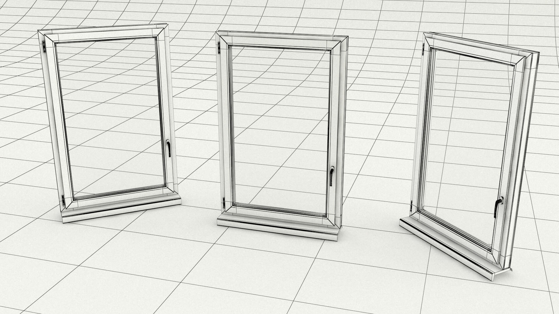 laos uPVC Window - 3D Model by LAOMUSIC ARTS