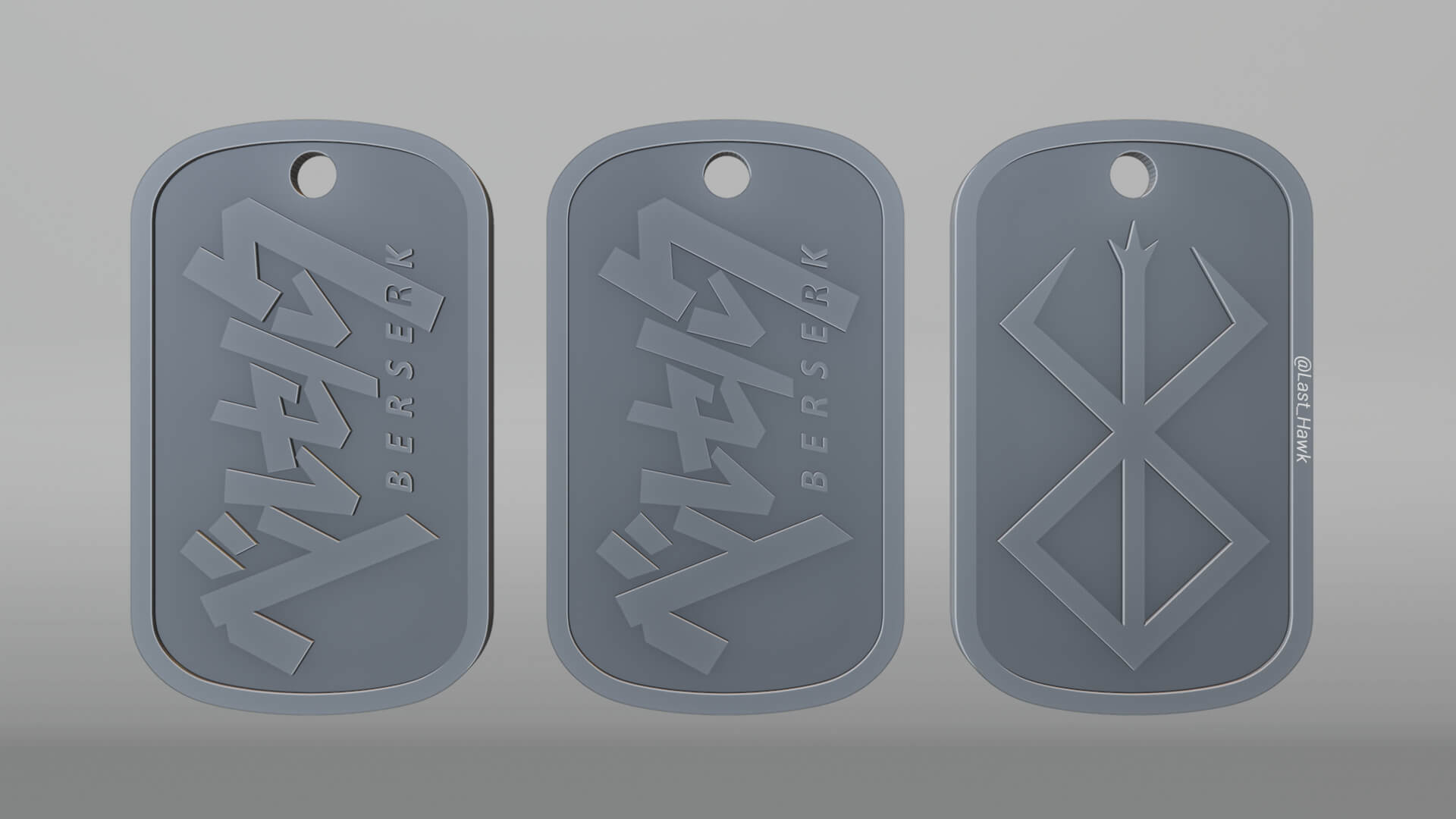 Berserk Keychain - Free 3D Model by Last_Hawk