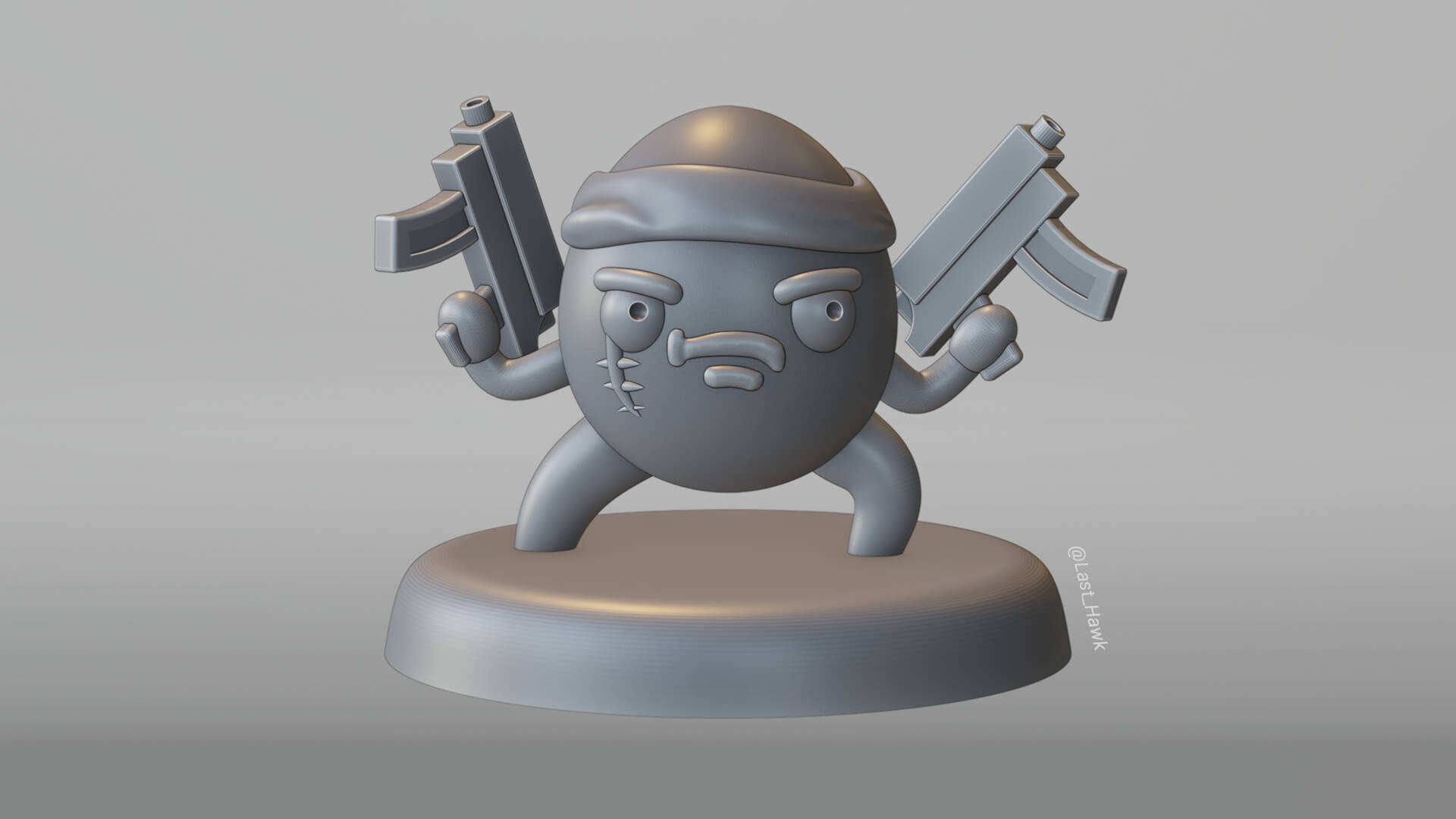 Brotato With Smgs - 3D Model by Last_Hawk