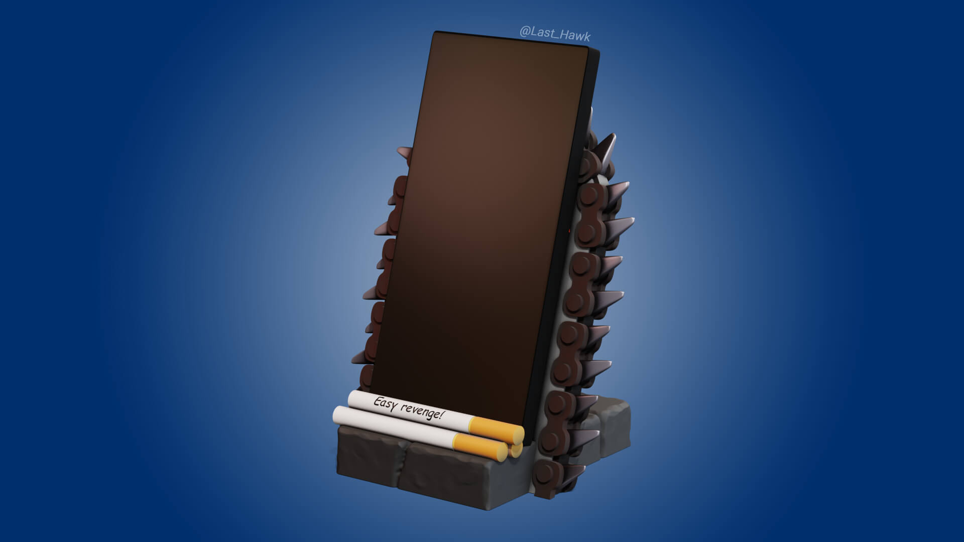 Chainsaw Man Phone Stand - 3D Model by Last_Hawk