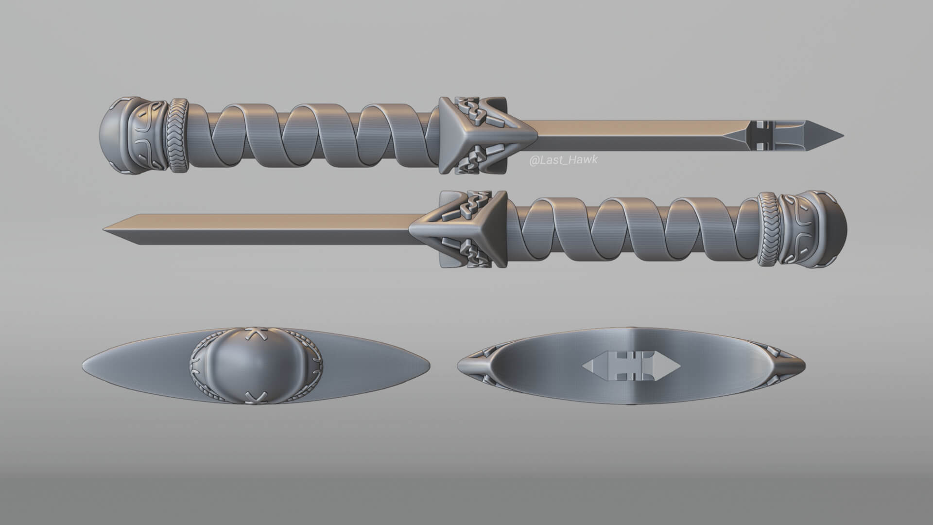 Cosplay Broken Nord Sword - 3D Model by Last_Hawk