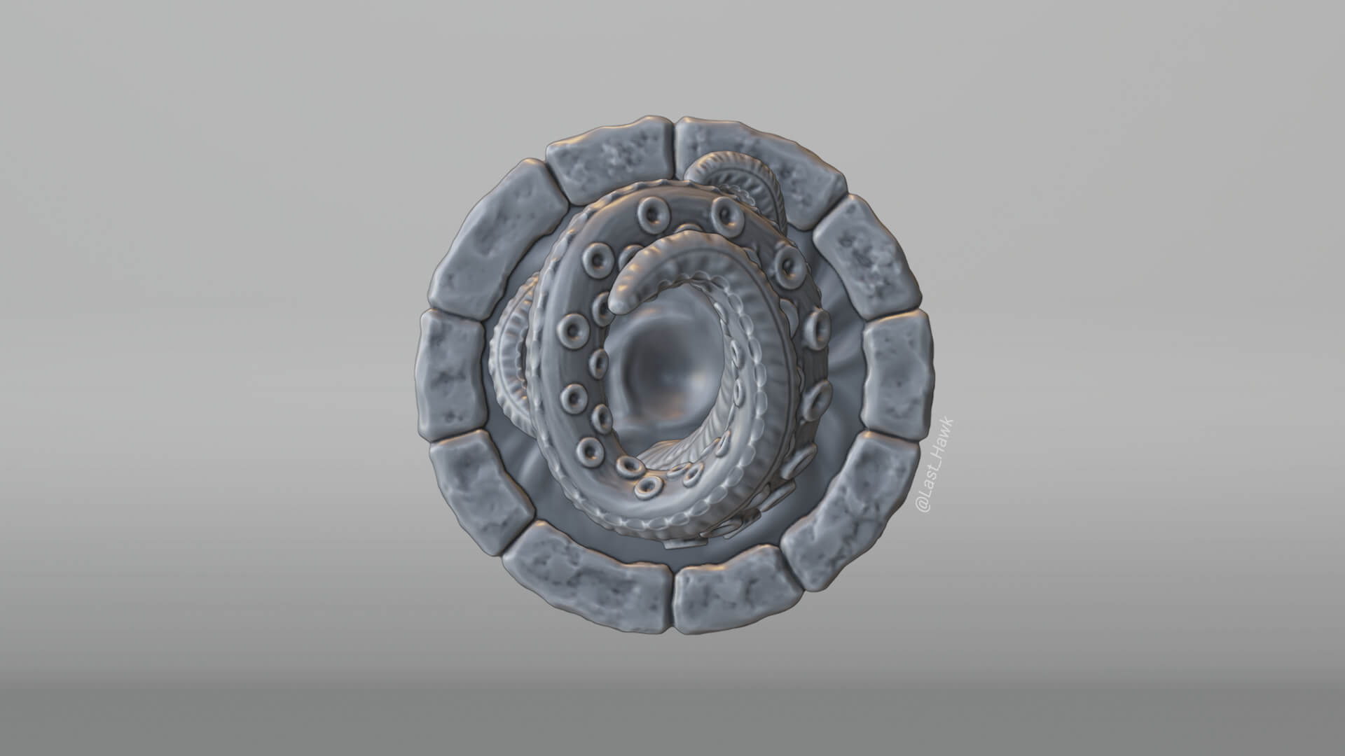 Cthulhu Pen Holder - 3D Print Model by Last_Hawk