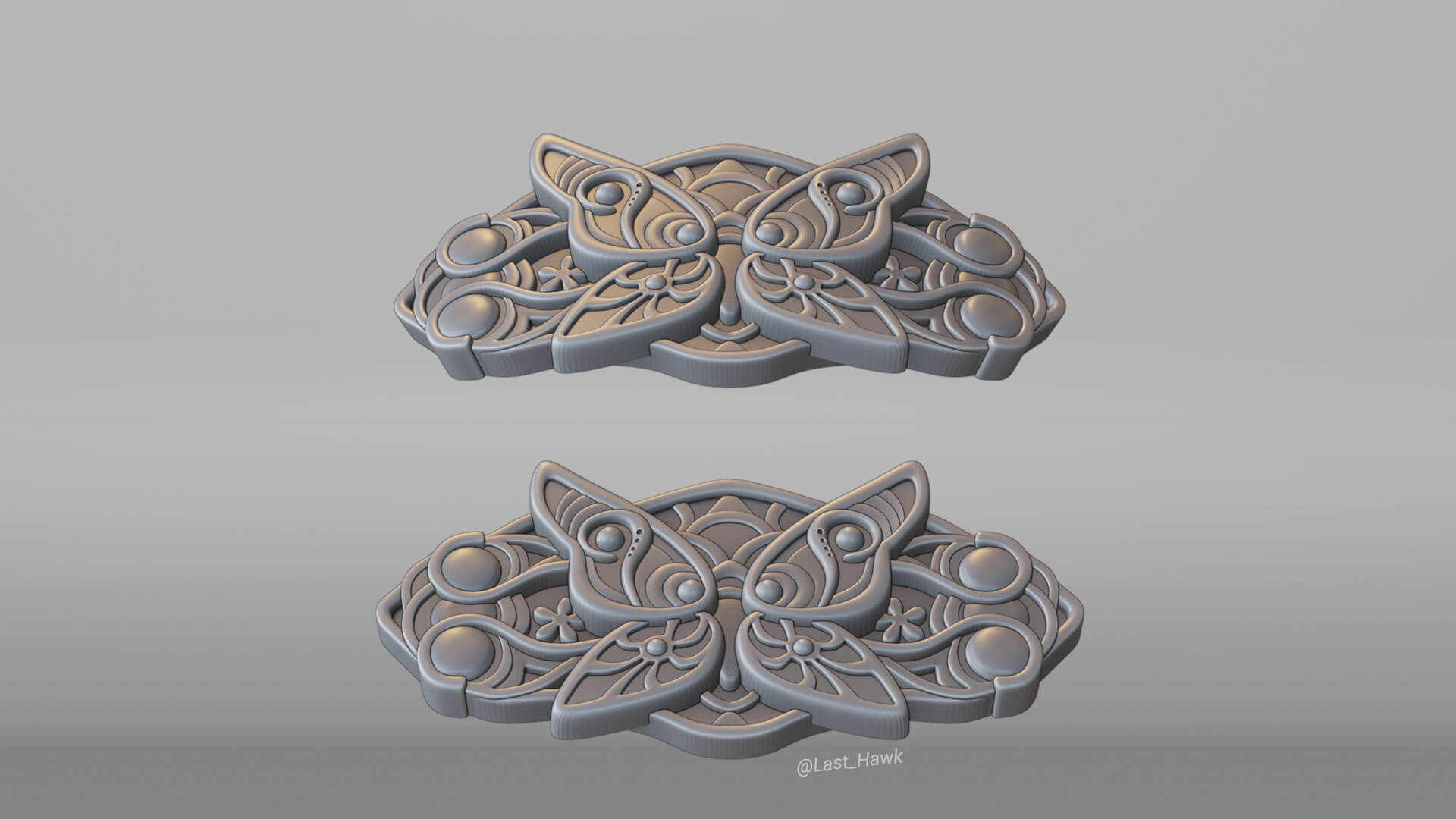 Fern Hair Clip Frieren - 3D Model by Last_Hawk