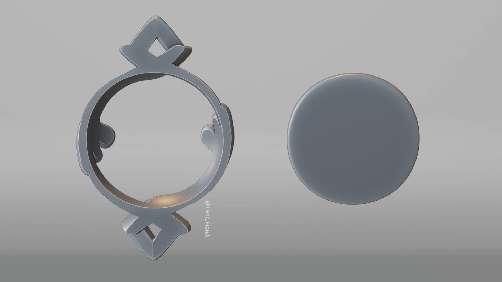 Fontaine Vision Eye of God Genshin Impact - 3D Model by Last_Hawk