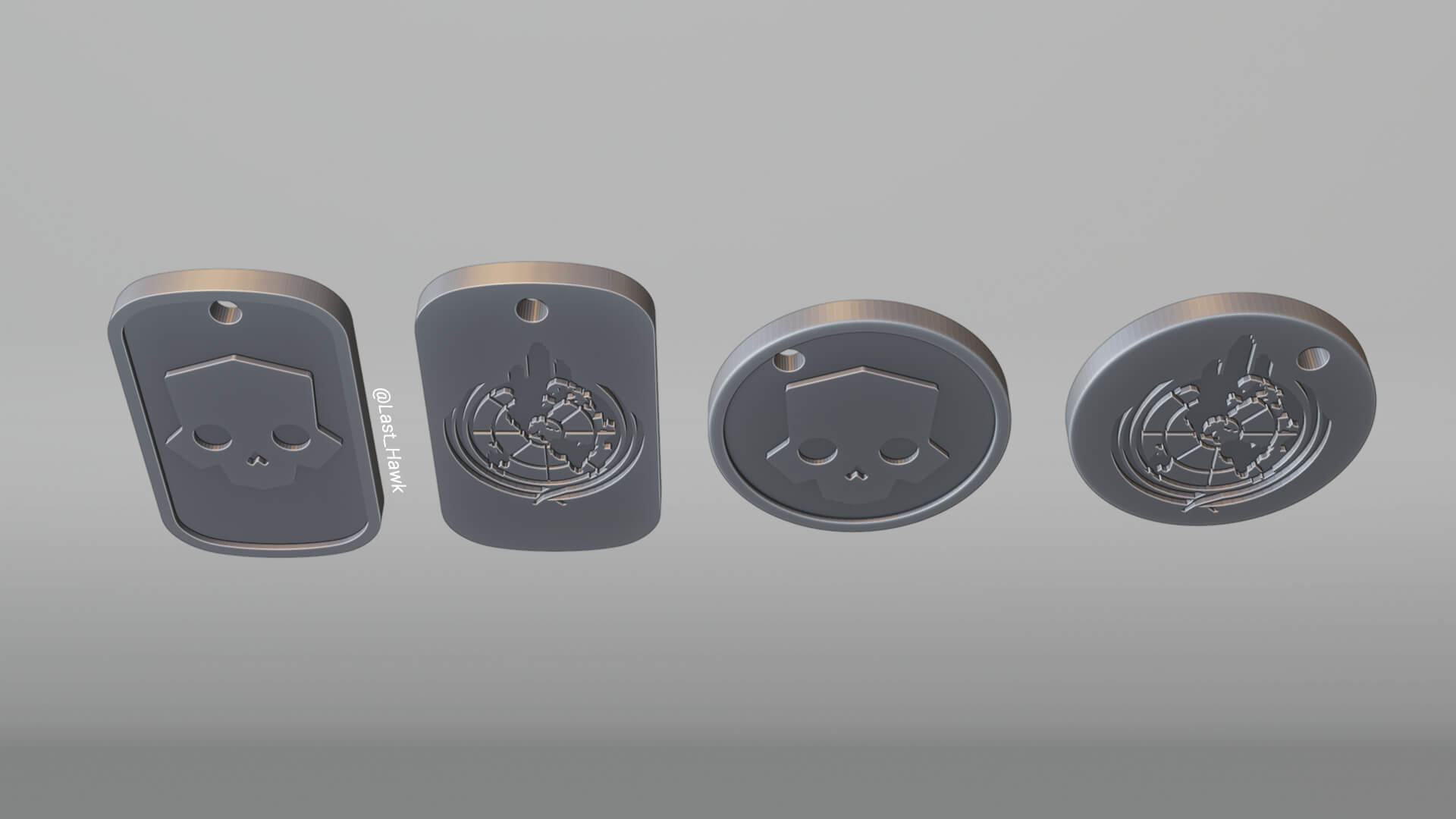 Helldivers Keychain - 3D Model by Last_Hawk