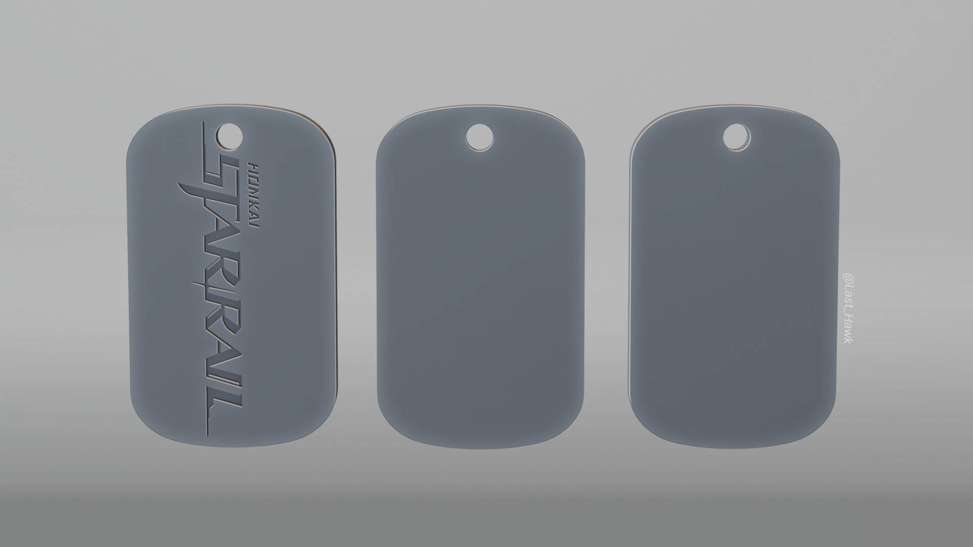 Honkai Star Rail Dogtag - 3D Model by Last_Hawk