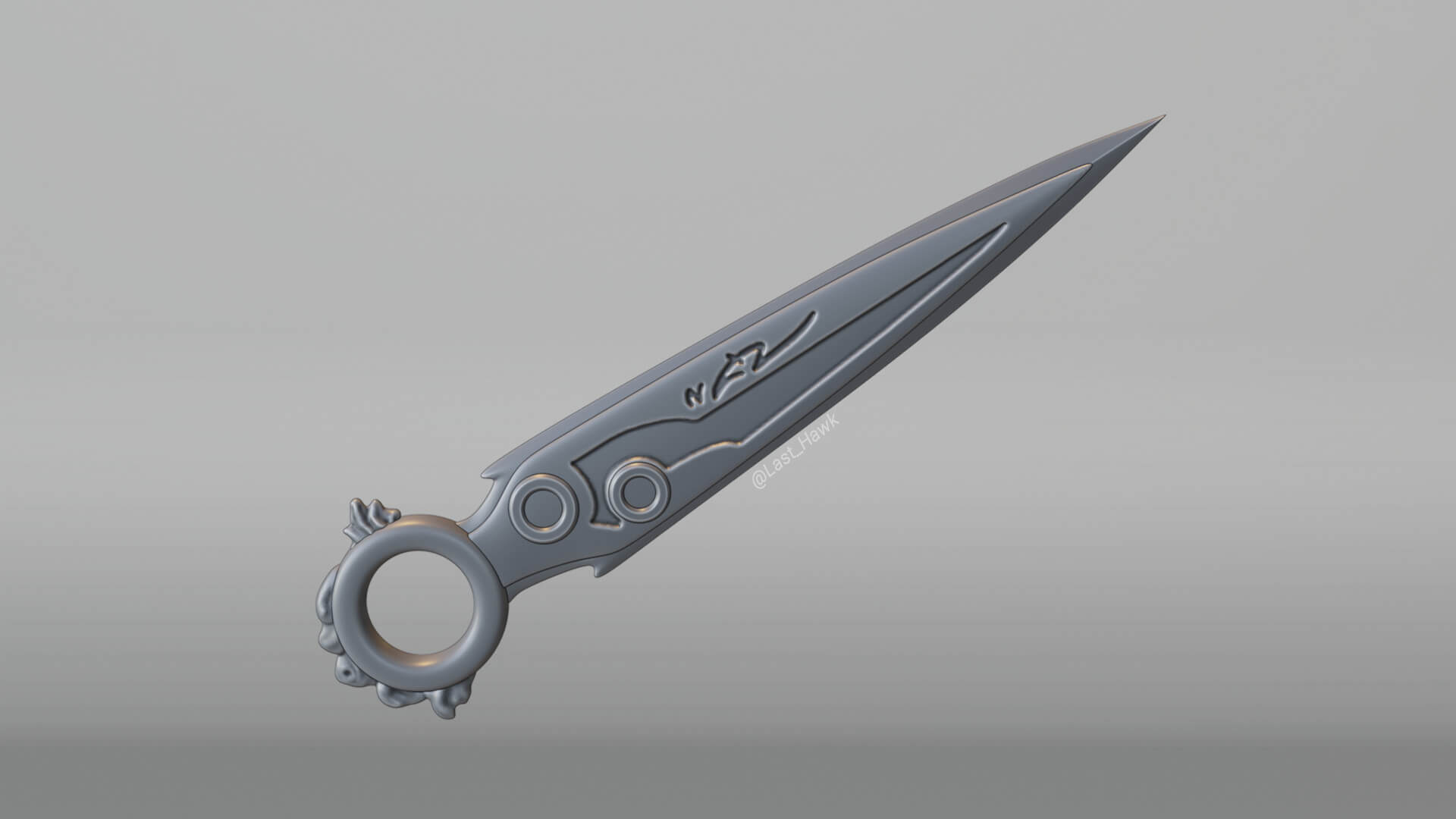 Kunai Warframe - 3D Print Model by Last_Hawk