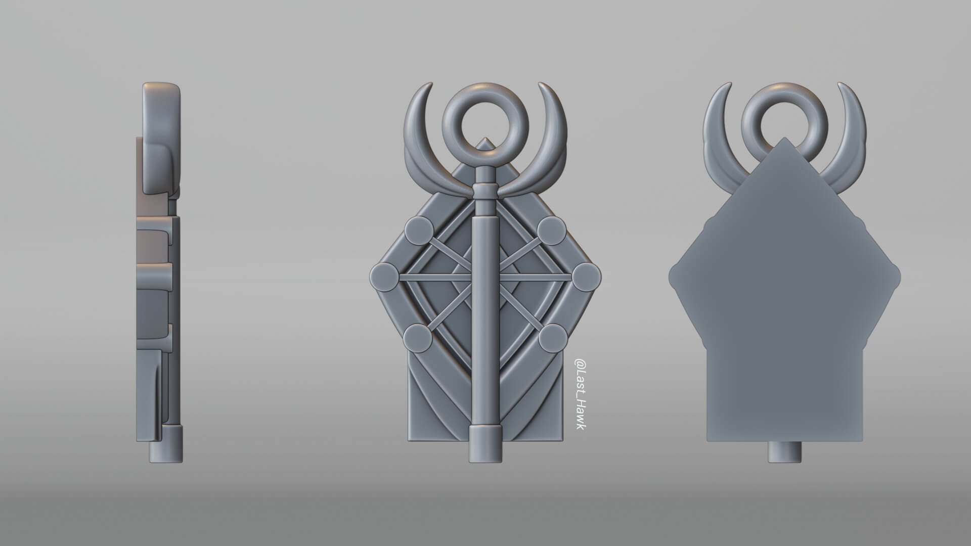 Pendant Frieren - 3D Print Model by Last_Hawk