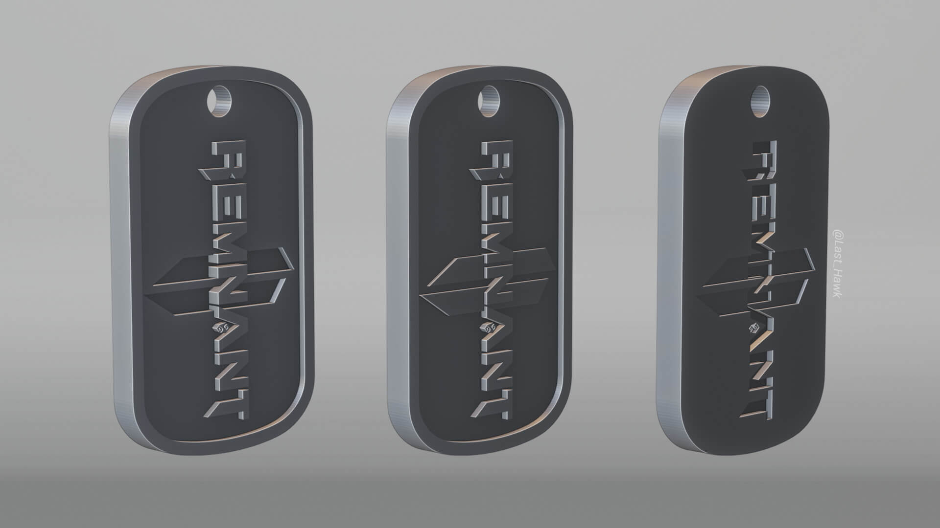 Remnant Dogtag - 3D Model by Last_Hawk