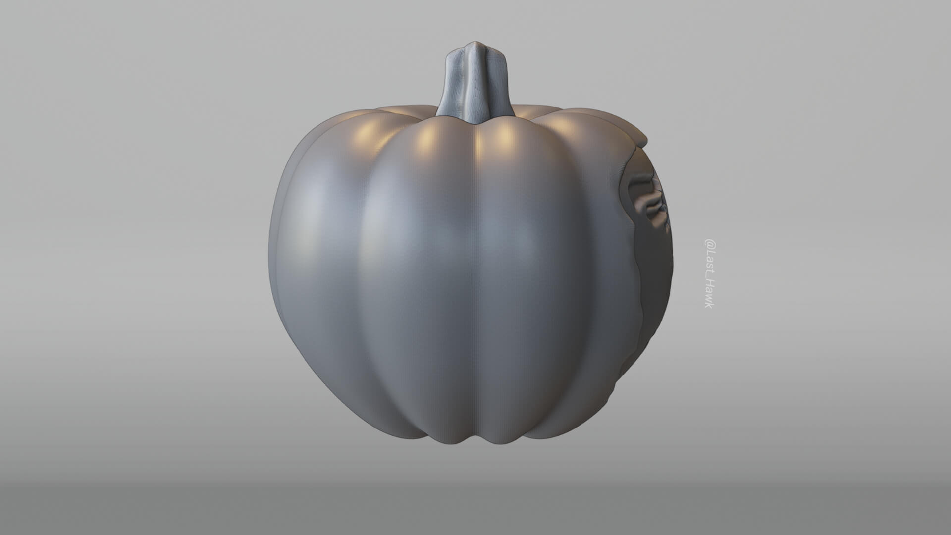 Yaranaika Pumpkin for Halloween - 3D Model by Last_Hawk