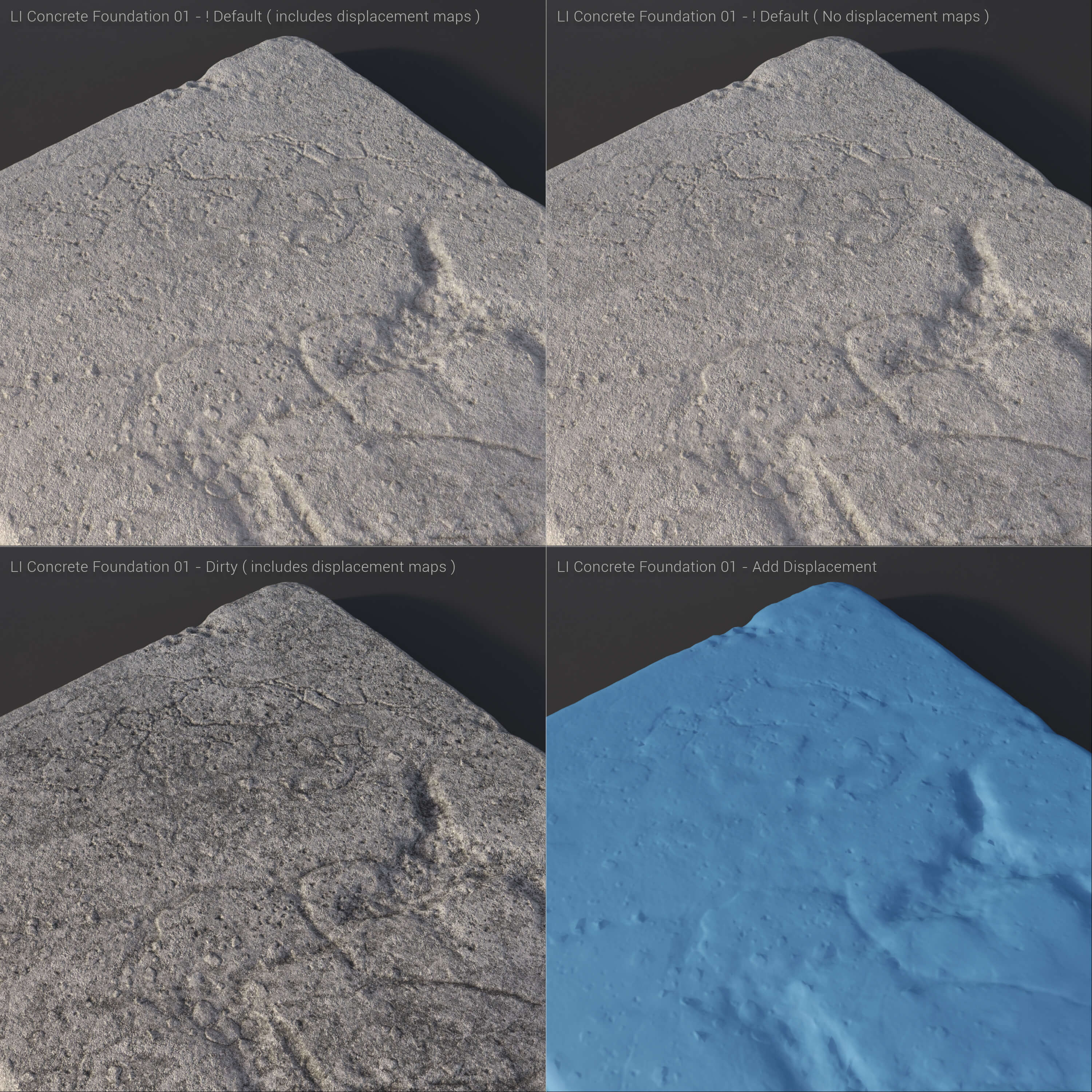 Li Concrete Foundation 01 - Free Daz Content by Laticis