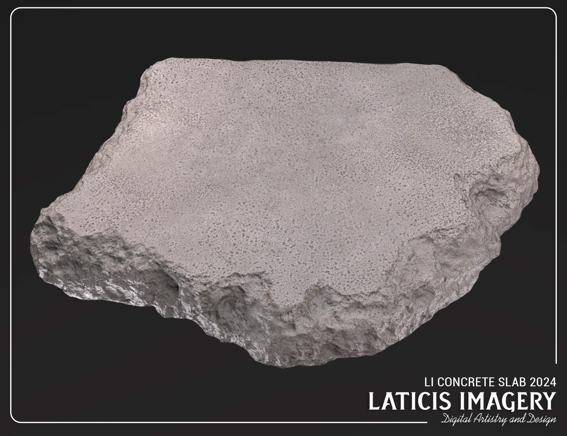 Li Concrete Slab 2024 - Free Daz Content by Laticis