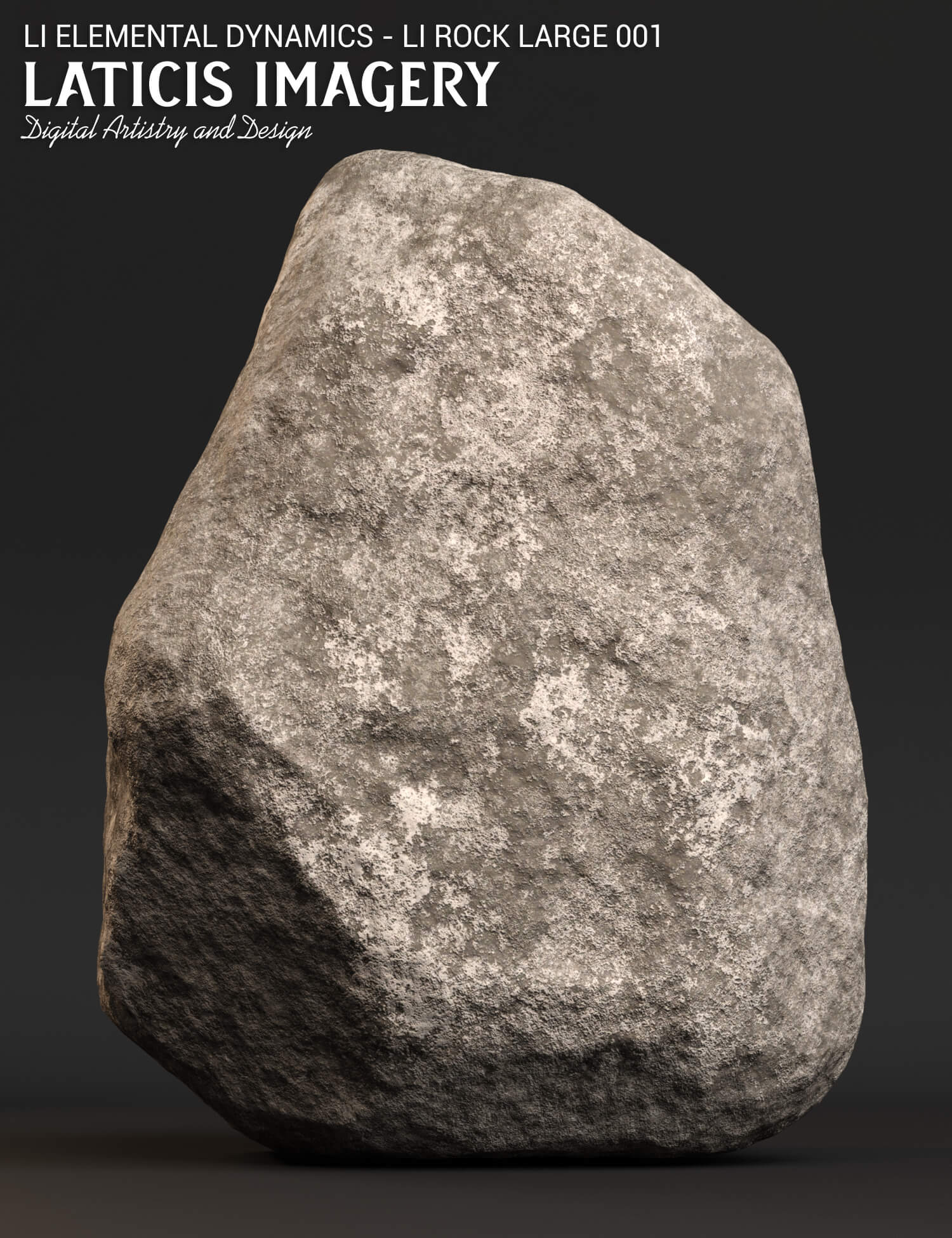 Li Elemental Dynamics - Li Rock Large 001 Free Daz Content by Laticis