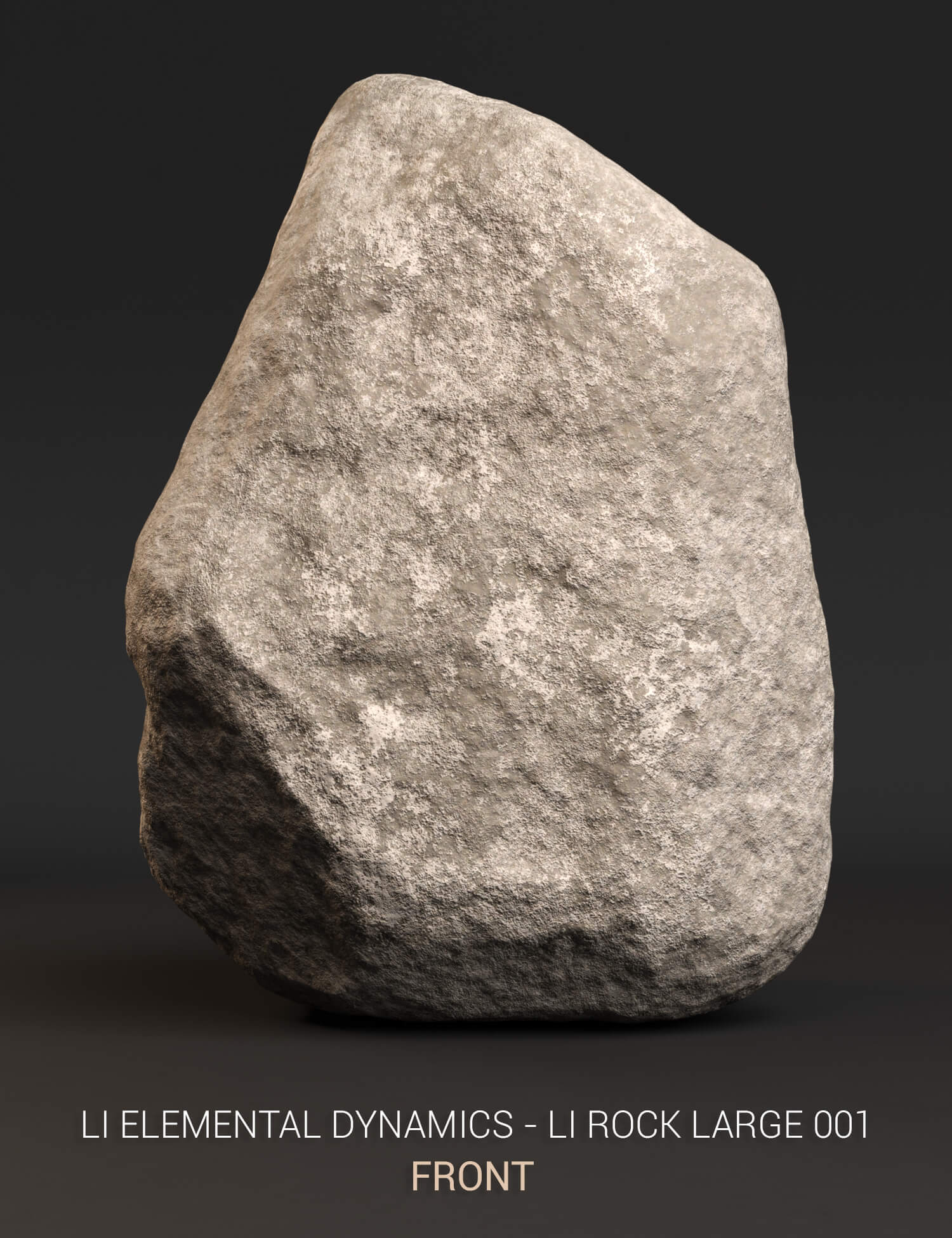 Li Elemental Dynamics - Li Rock Large 001 Free Daz Content by Laticis