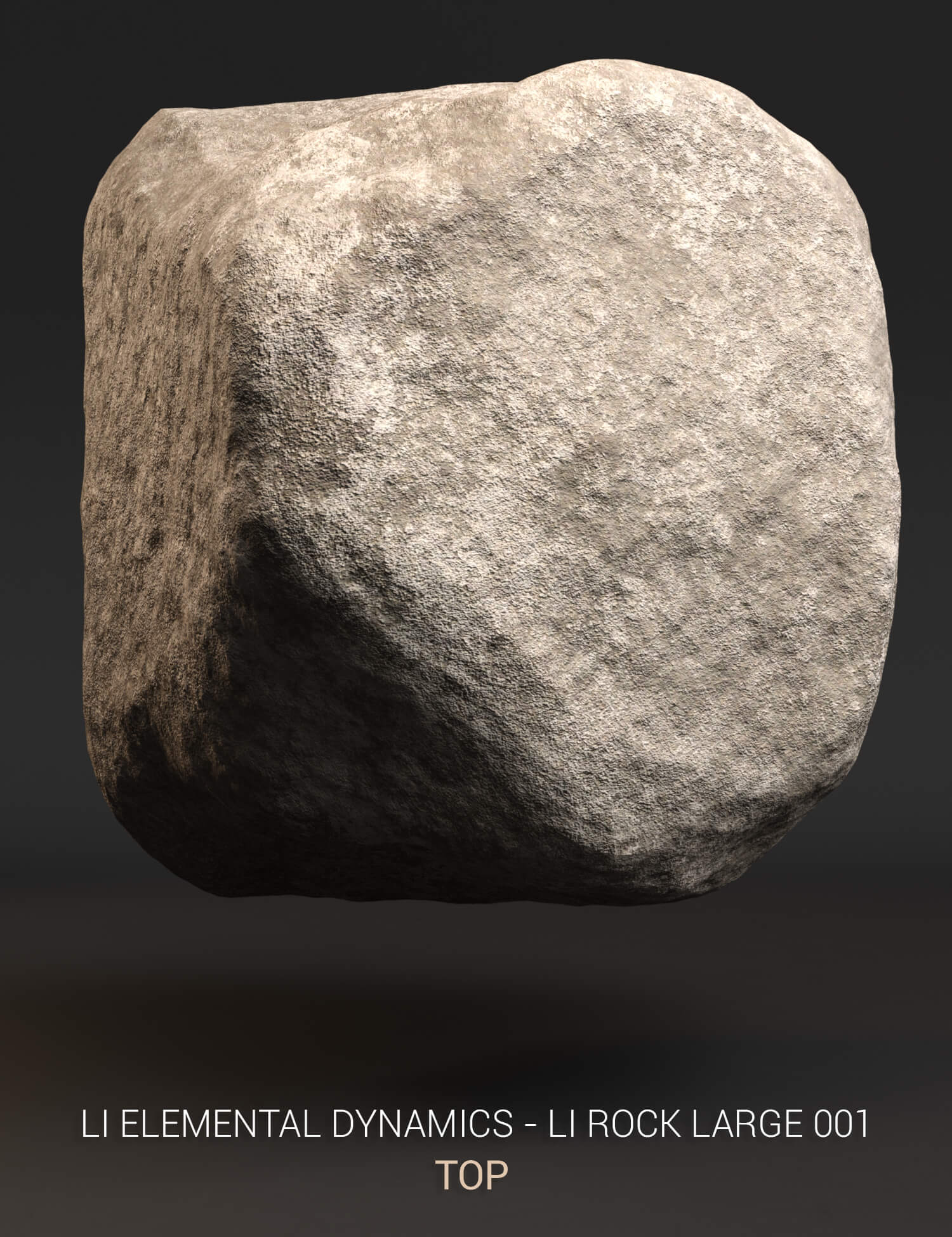 Li Elemental Dynamics - Li Rock Large 001 Free Daz Content by Laticis