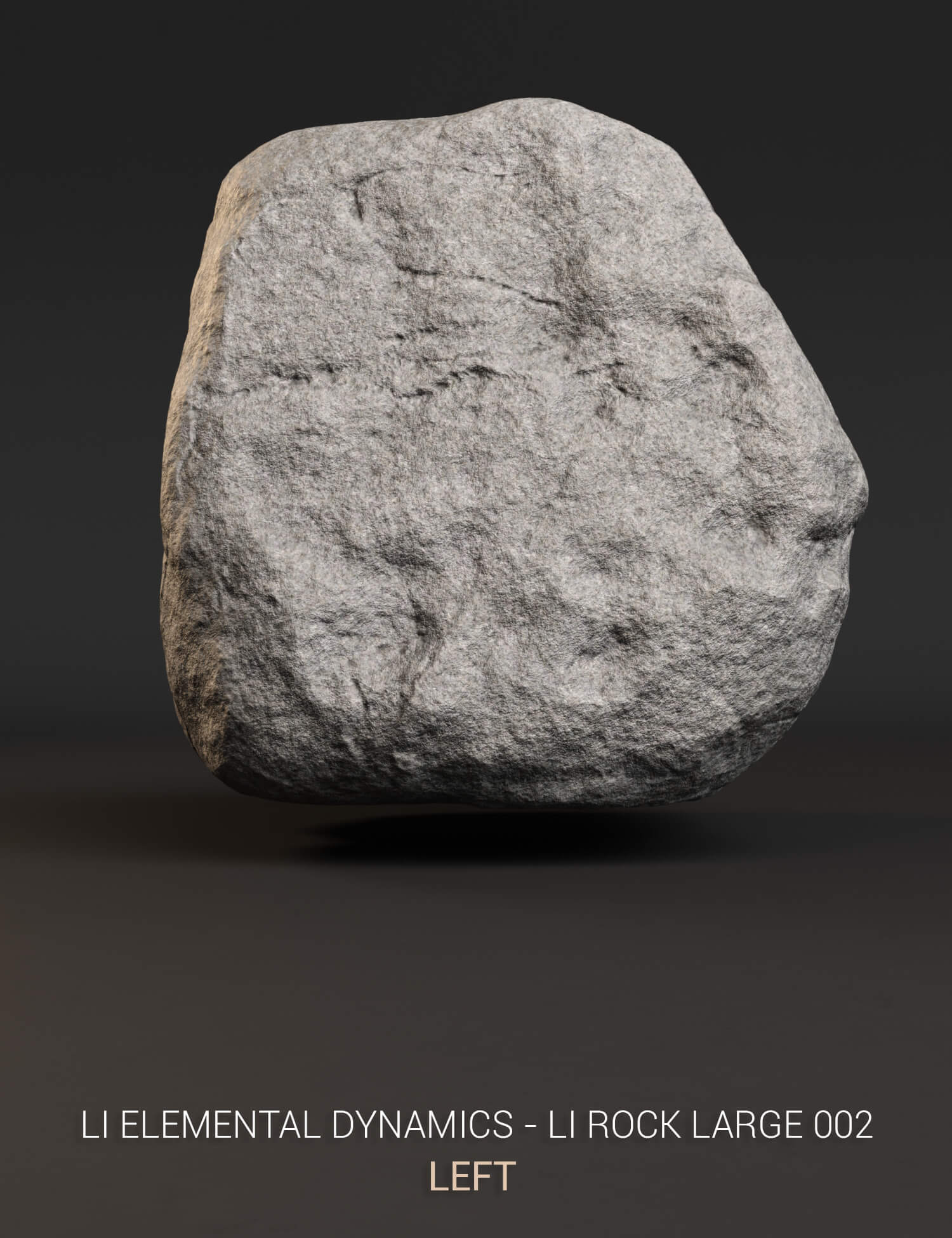 Li Elemental Dynamics - Li Rock Large 002 Free Daz Content by Laticis