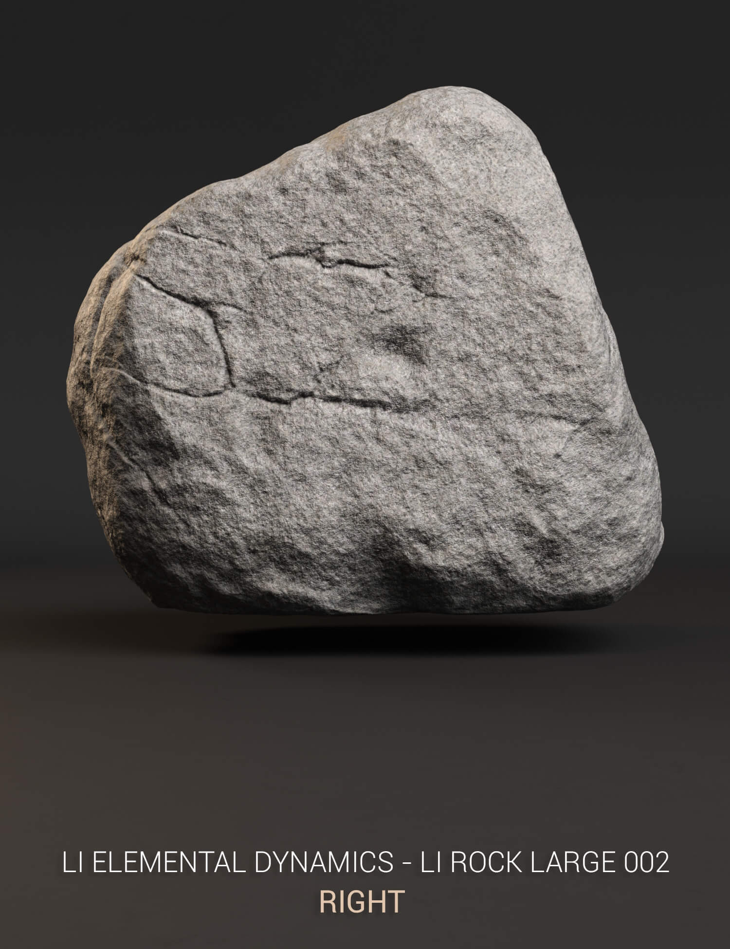 Li Elemental Dynamics - Li Rock Large 002 Free Daz Content by Laticis