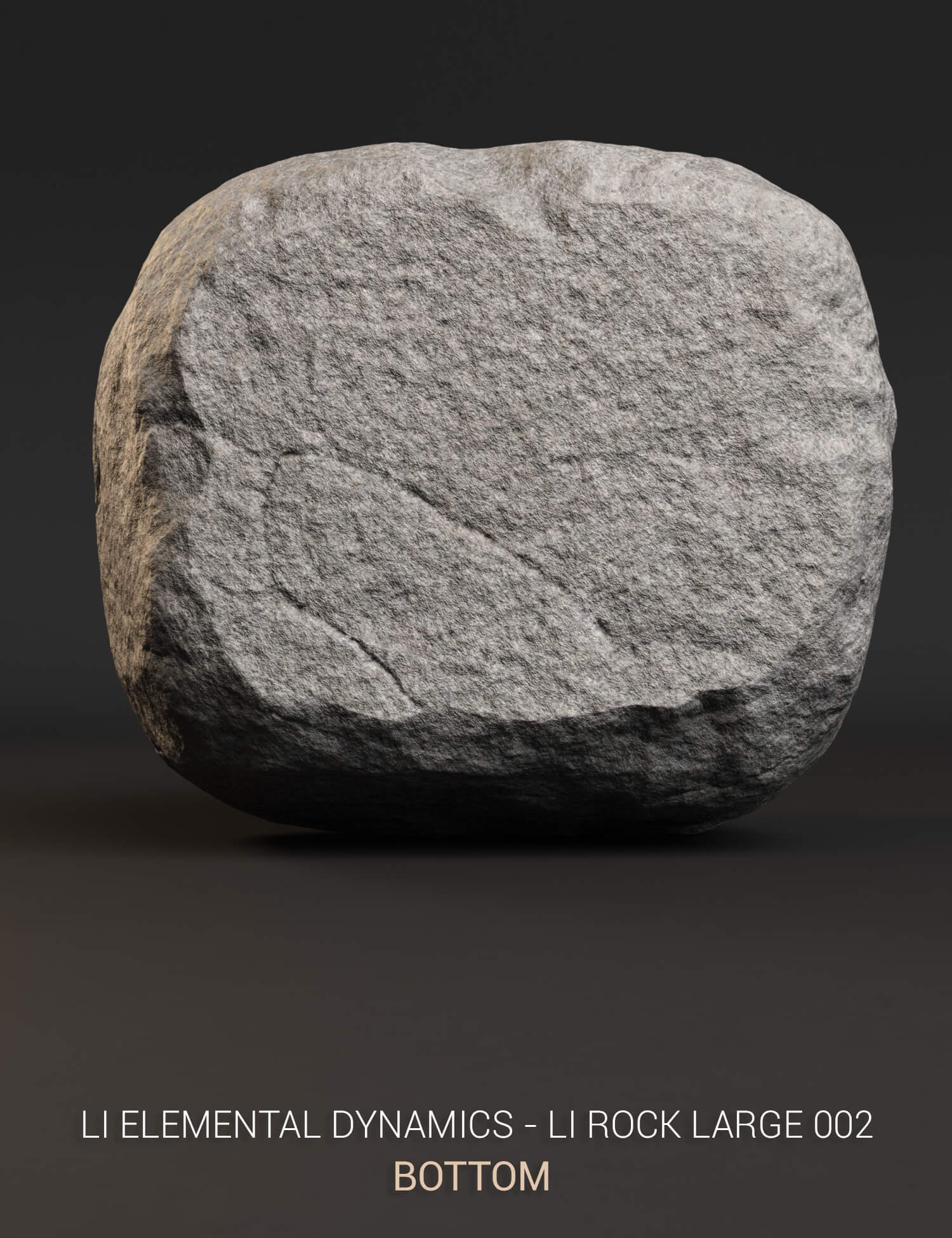 Li Elemental Dynamics - Li Rock Large 002 Free Daz Content by Laticis