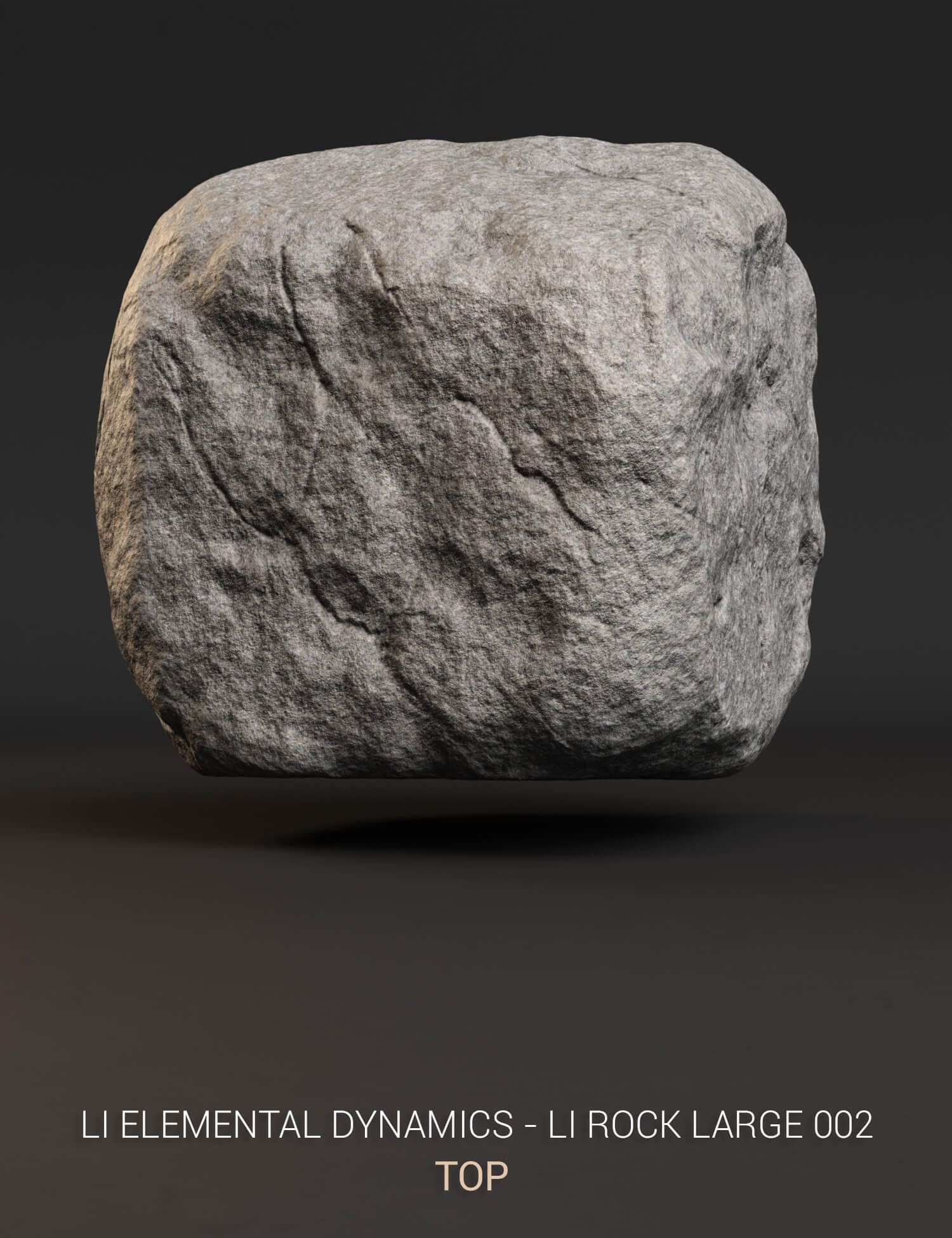 Li Elemental Dynamics - Li Rock Large 002 Free Daz Content by Laticis