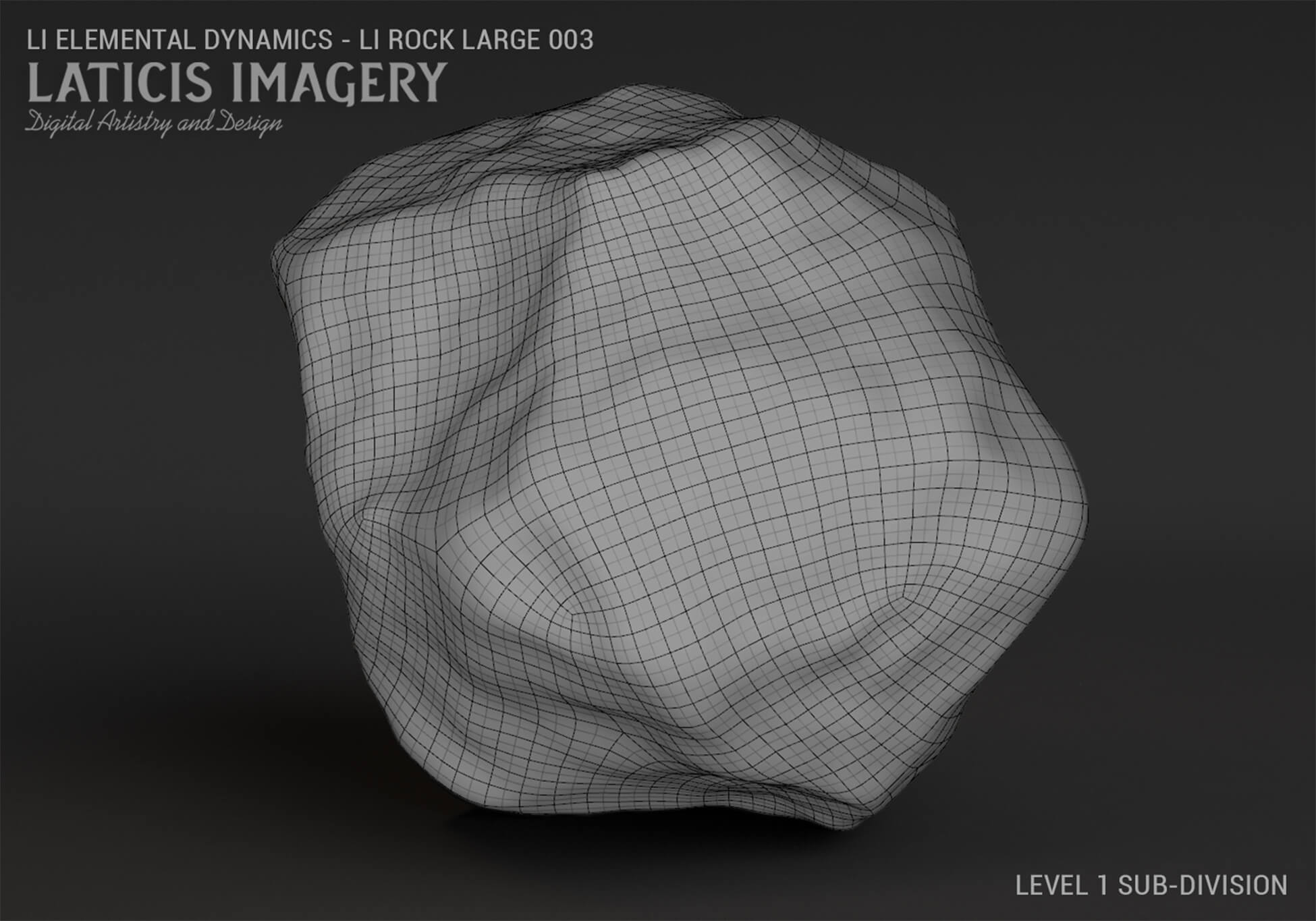 Li Elemental Dynamics - Li Rock Large 003 Free Daz Content by Laticis