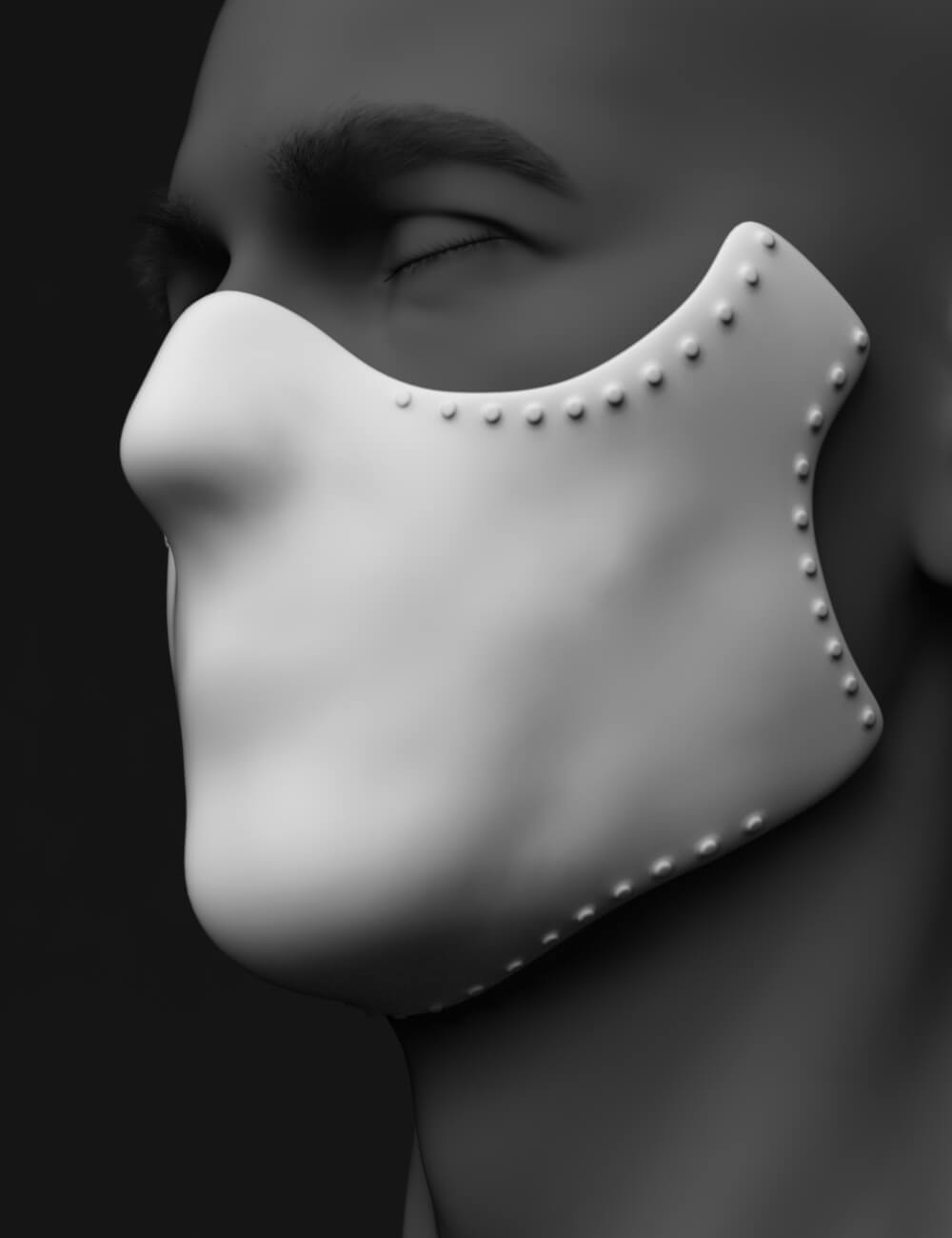 Li G8M Muzzle 01 for Genesis 8 Males - Free Daz Content by Laticis