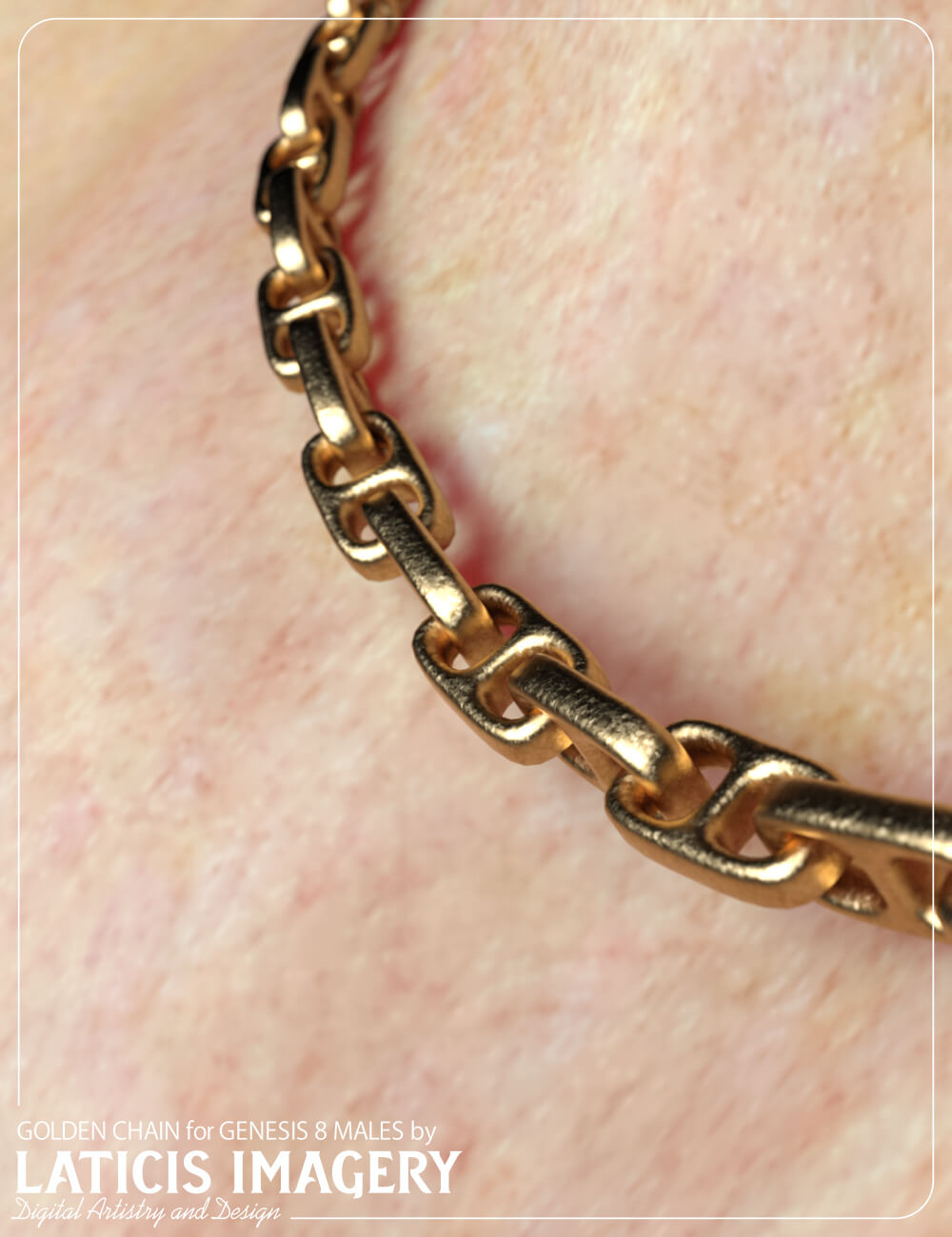 Li Golden Chain for Genesis 8 Males - Free Daz Content by Laticis