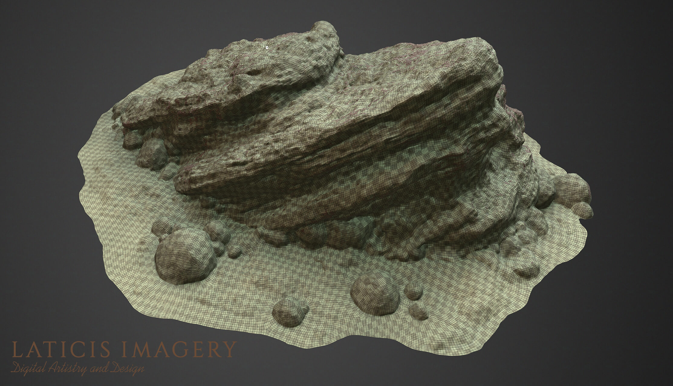 Li Gorn Like Rock - Free 3D Model by Laticis